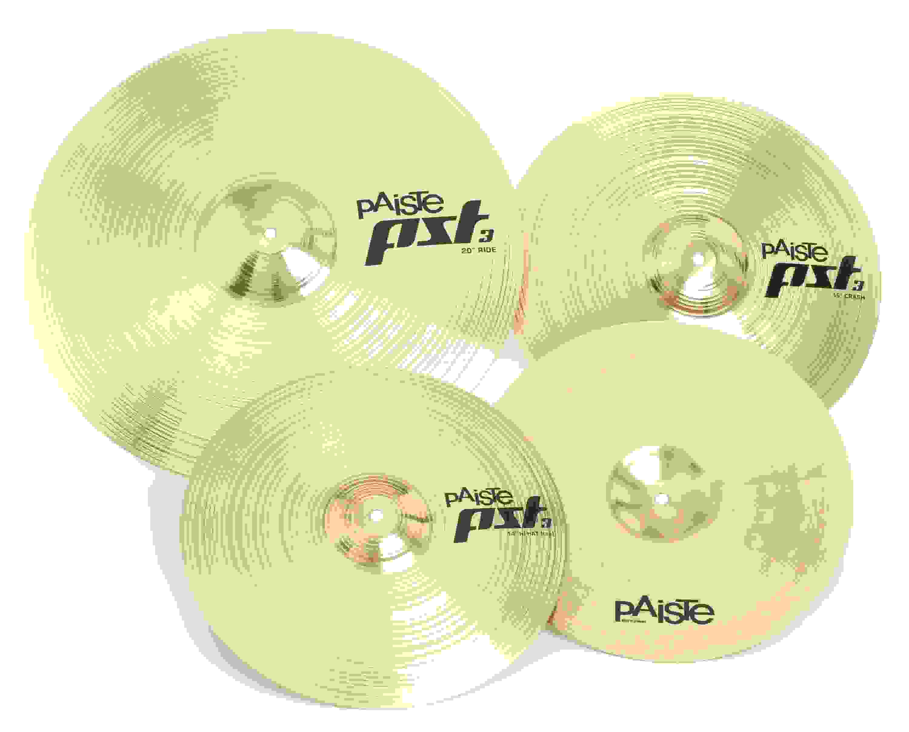 Paiste PST 3 Universal Cymbal Set - 14/16/20 inch | Sweetwater