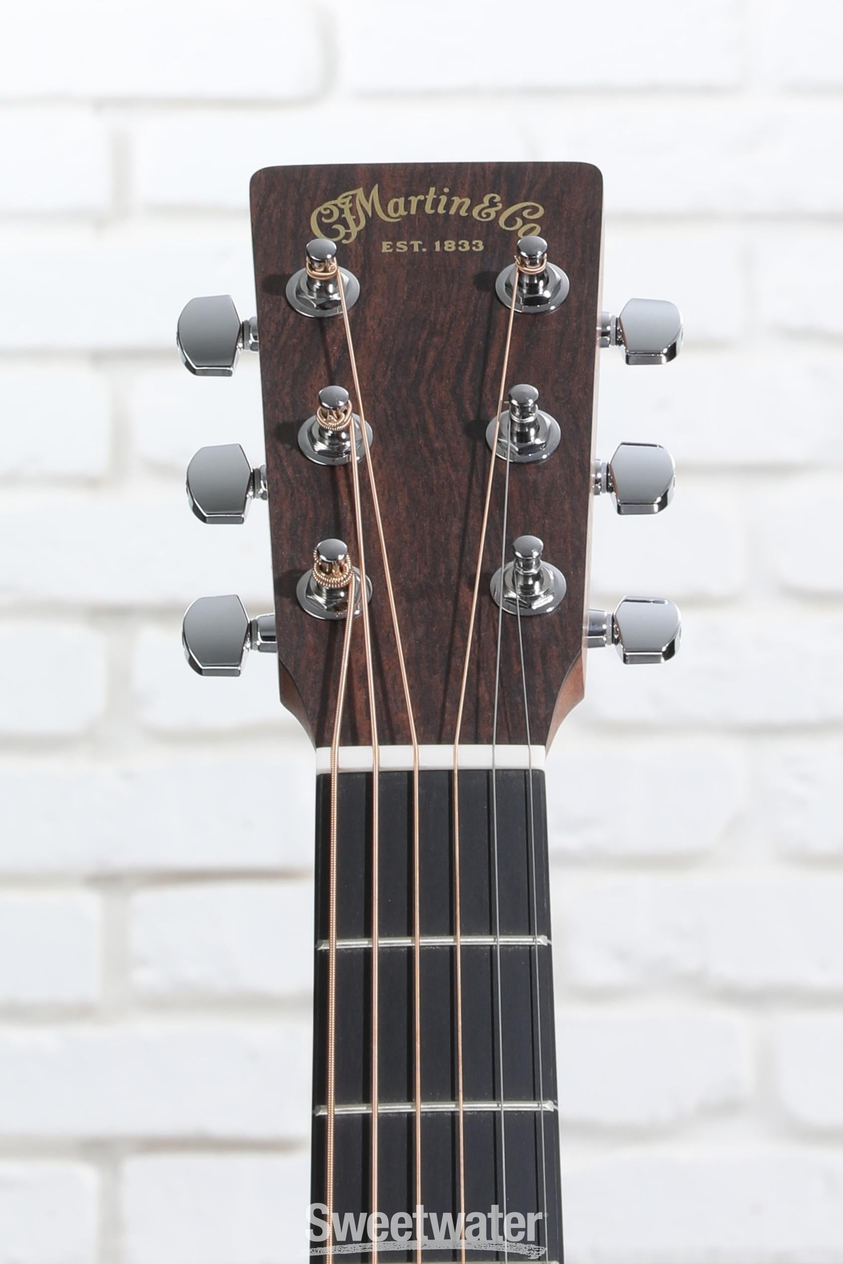 Martin D-10E Road Series Acoustic-electric Guitar - Natural | Sweetwater