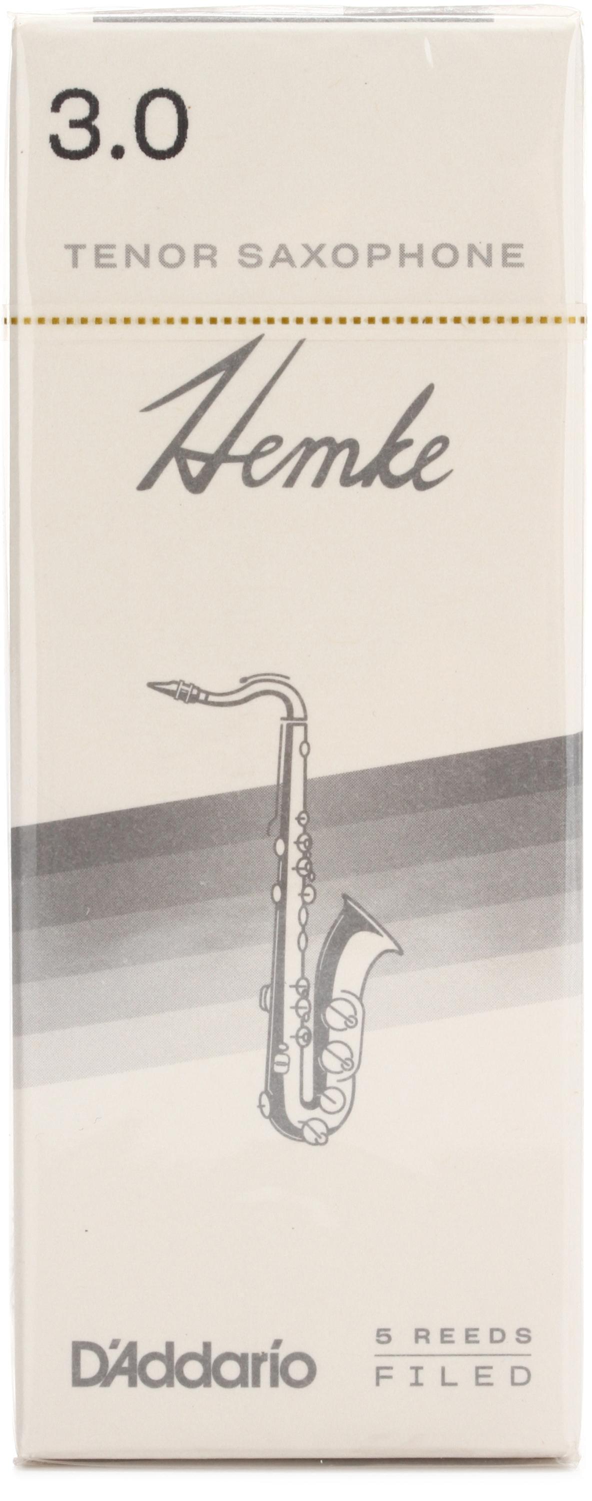 D'Addario RHKP5TSX300 - Frederick L. Hemke Tenor Saxophone Reeds - 3.0 ...