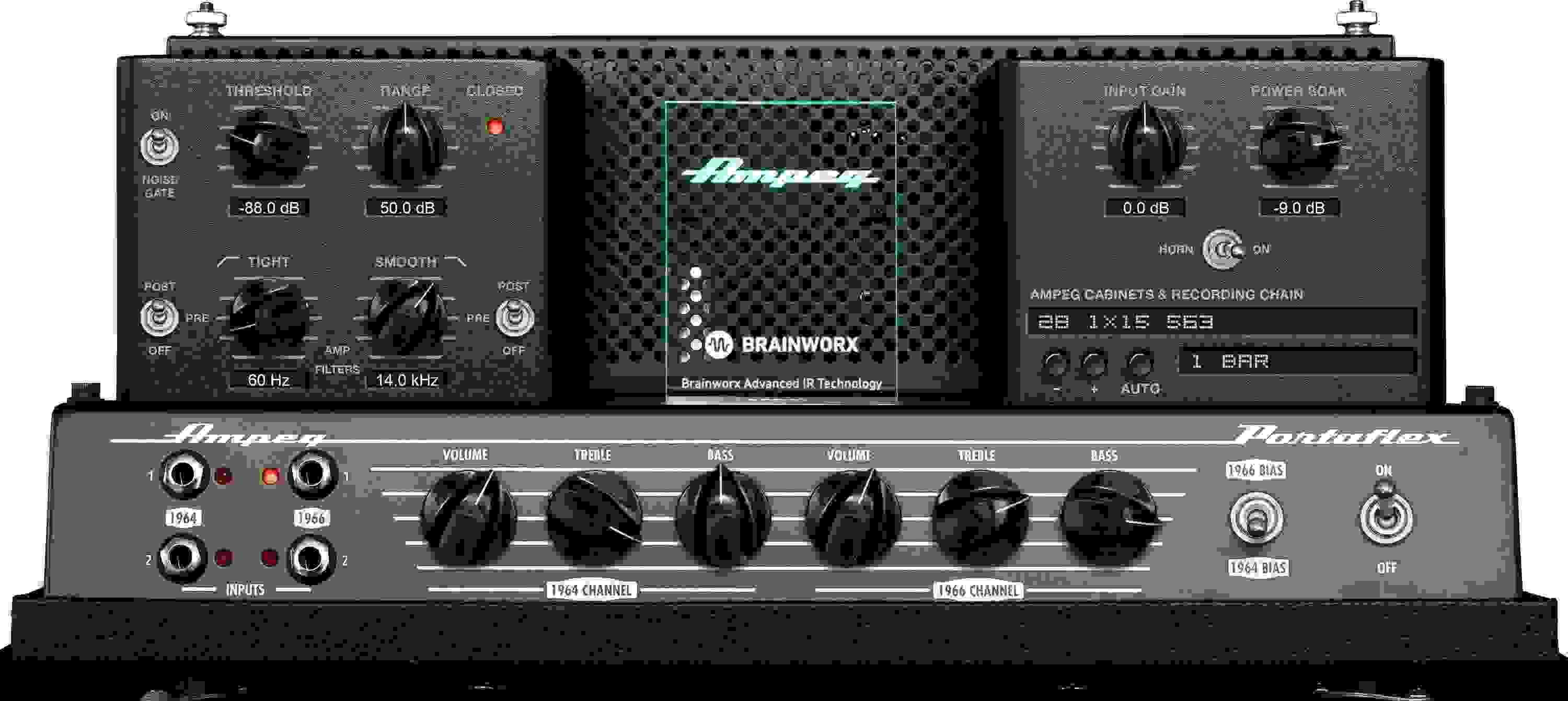 Brainworx Ampeg B-15N Bass Amp Plug-in | Sweetwater