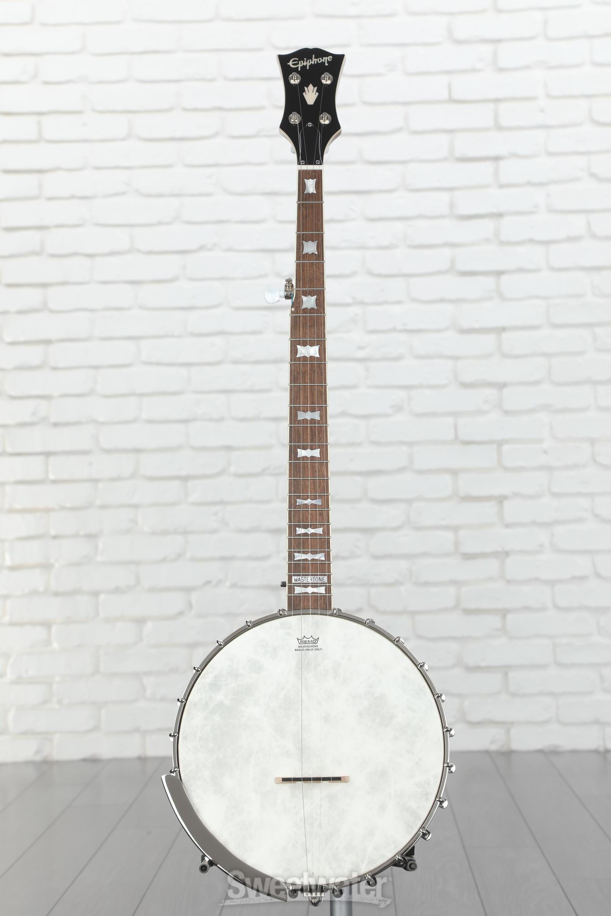 Epiphone Mastertone Bowtie Open-back Banjo | Sweetwater