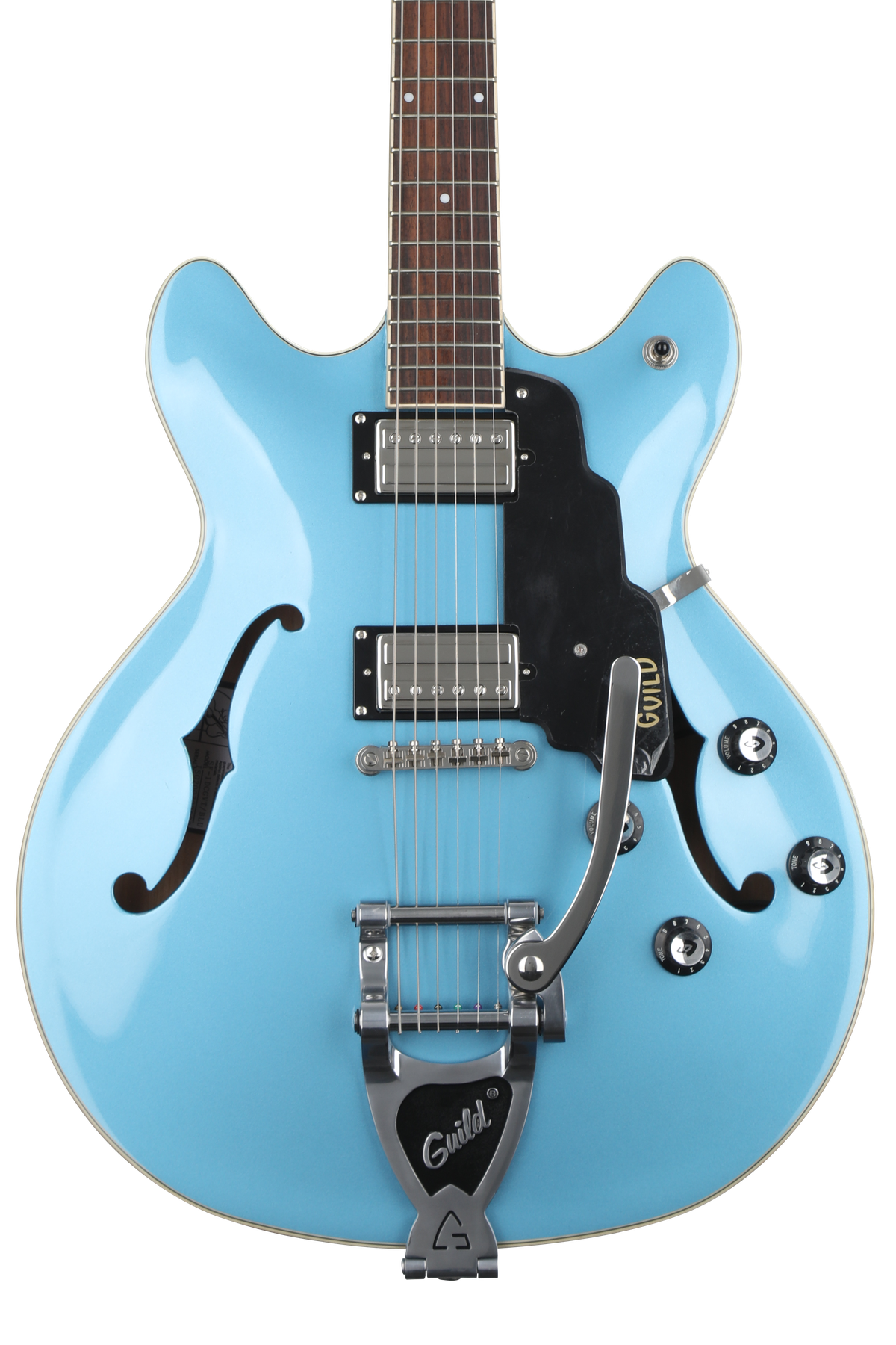 Guild Starfire I DC Semi-Hollow Electric Guitar - Pelham Blue | Sweetwater