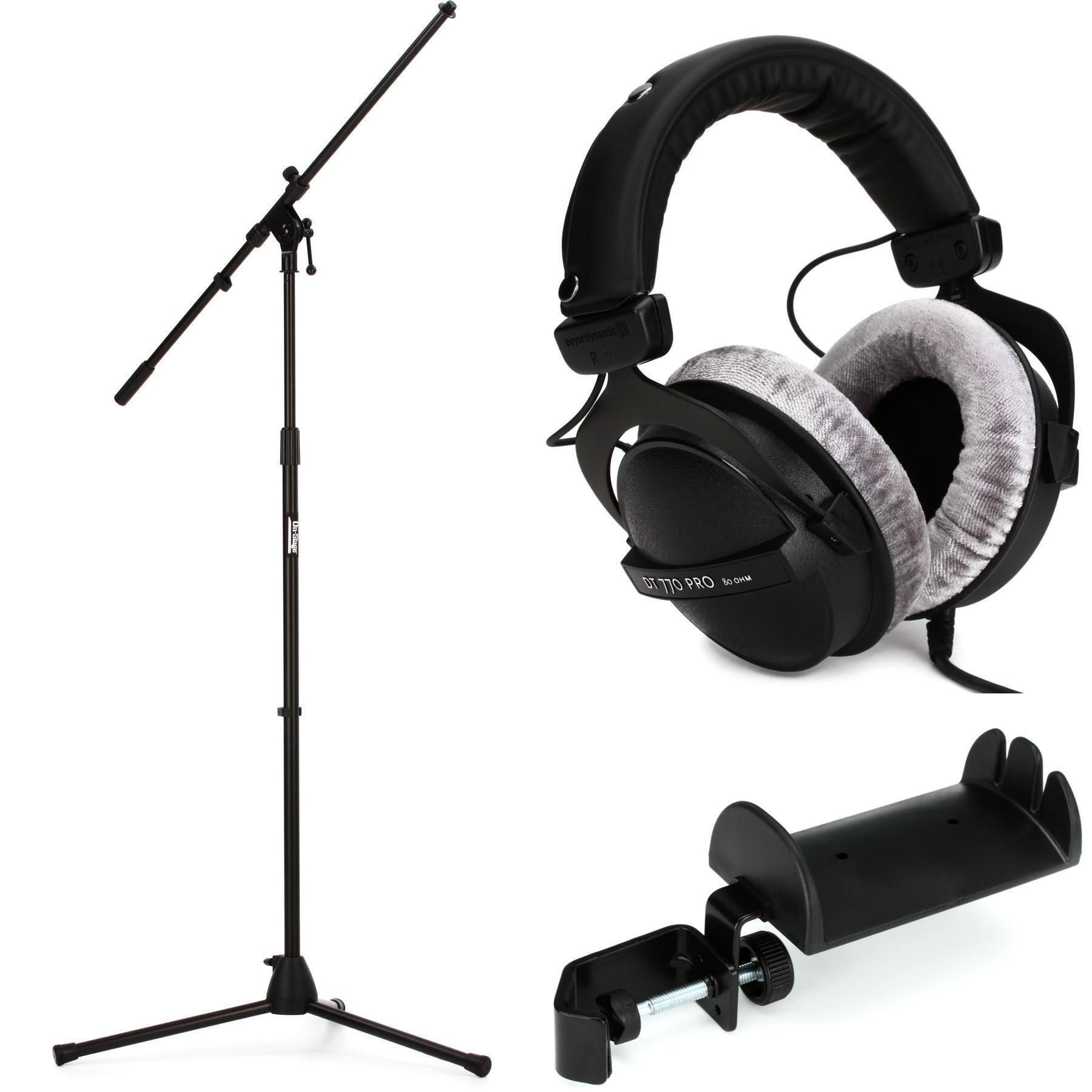 Beyerdynamic DT 770 Pro 80 ohm Closed-back Studio Mixing Headphones Mic ...