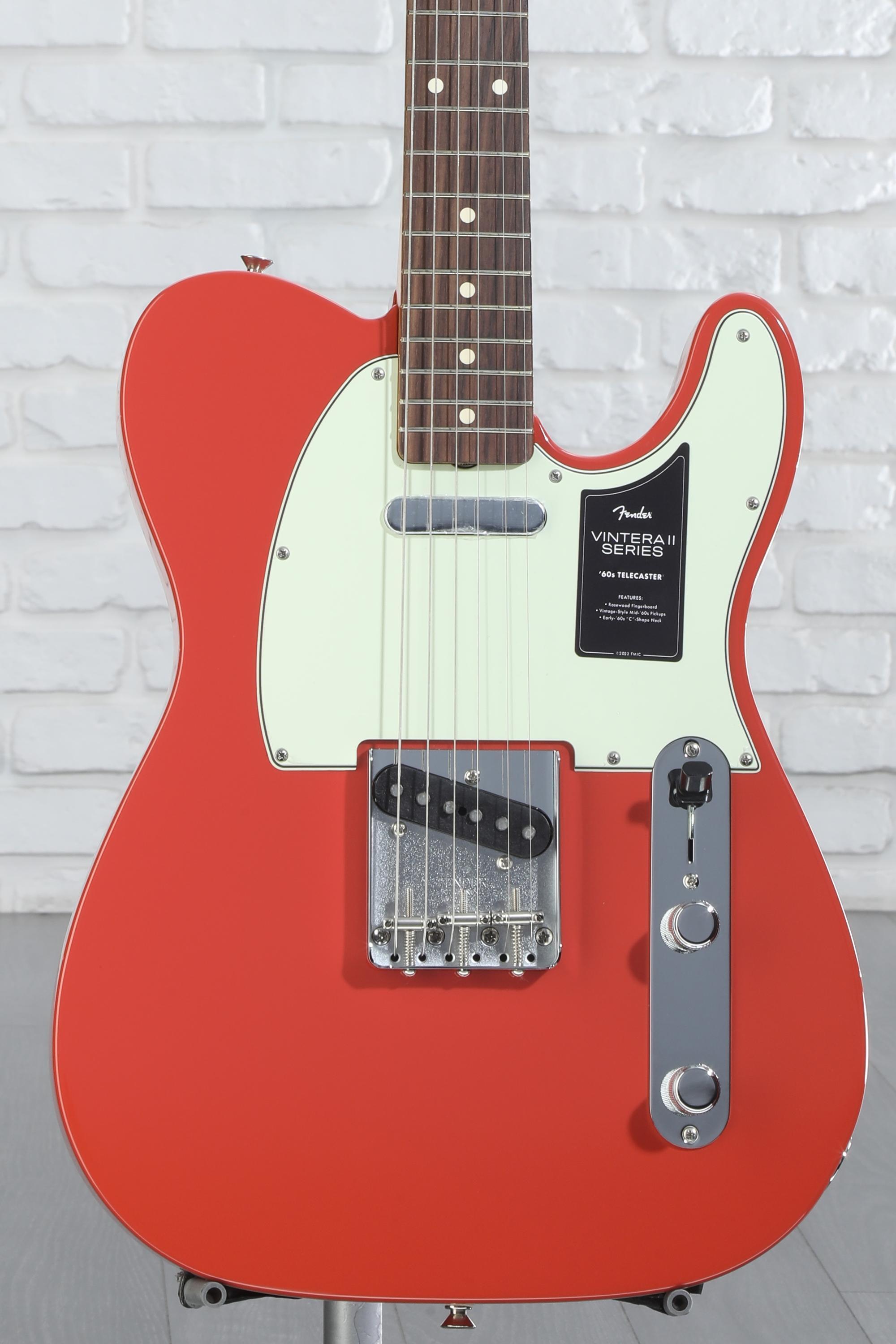 Fender Vintera II '60s Telecaster Electric Guitar - Fiesta Red | Sweetwater