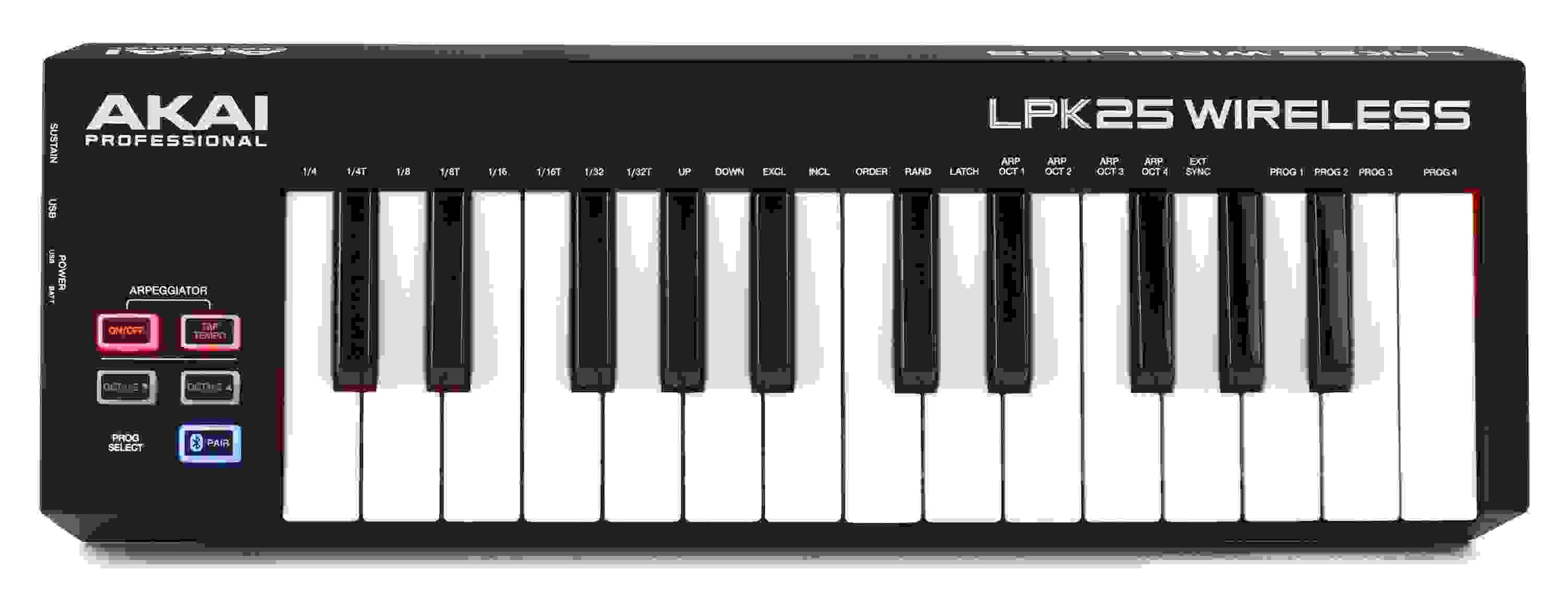 Akai Professional LPK25 Wireless Keyboard Controller | Sweetwater
