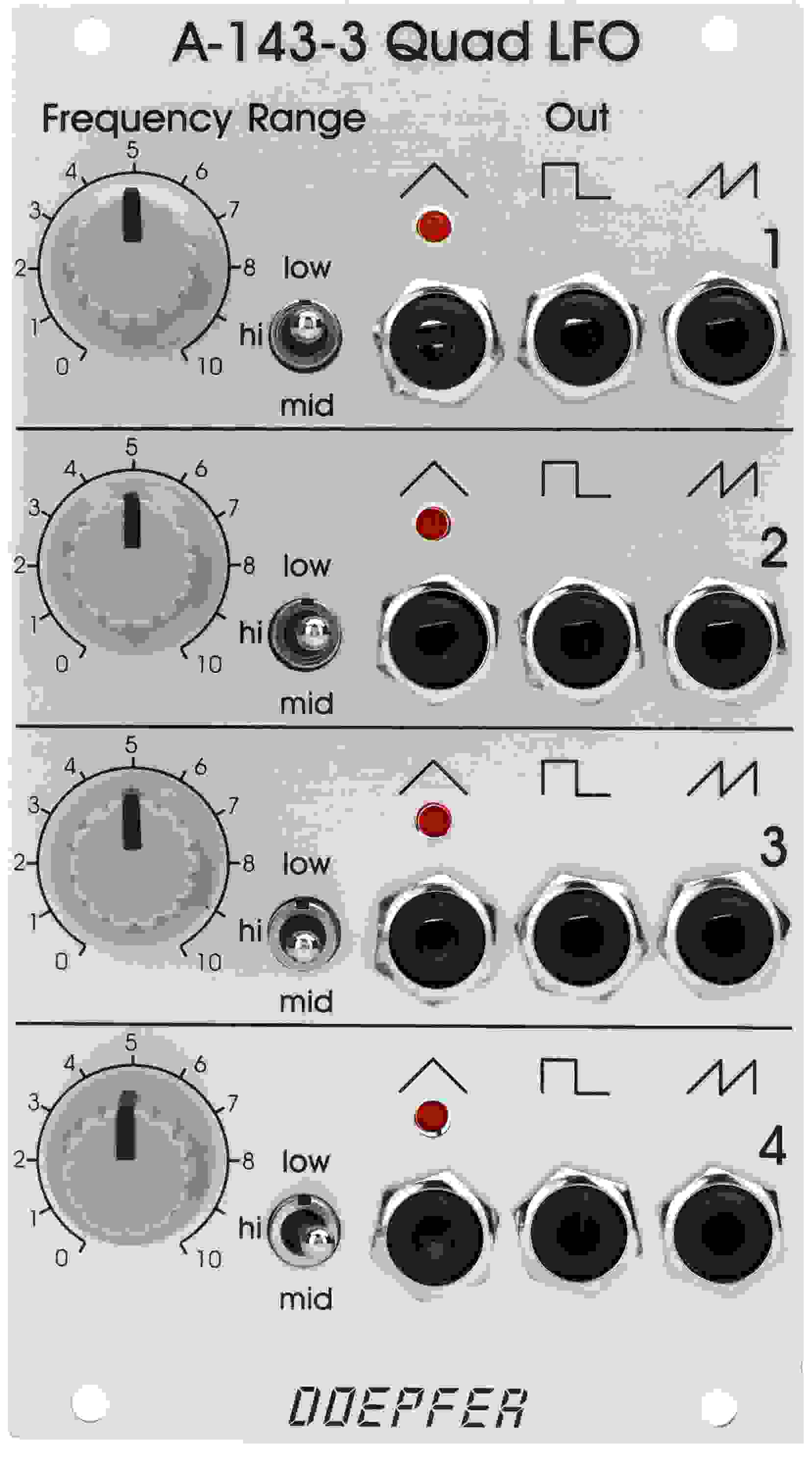 Doepfer A-143-3 Quad LFO Eurorack Module | Sweetwater