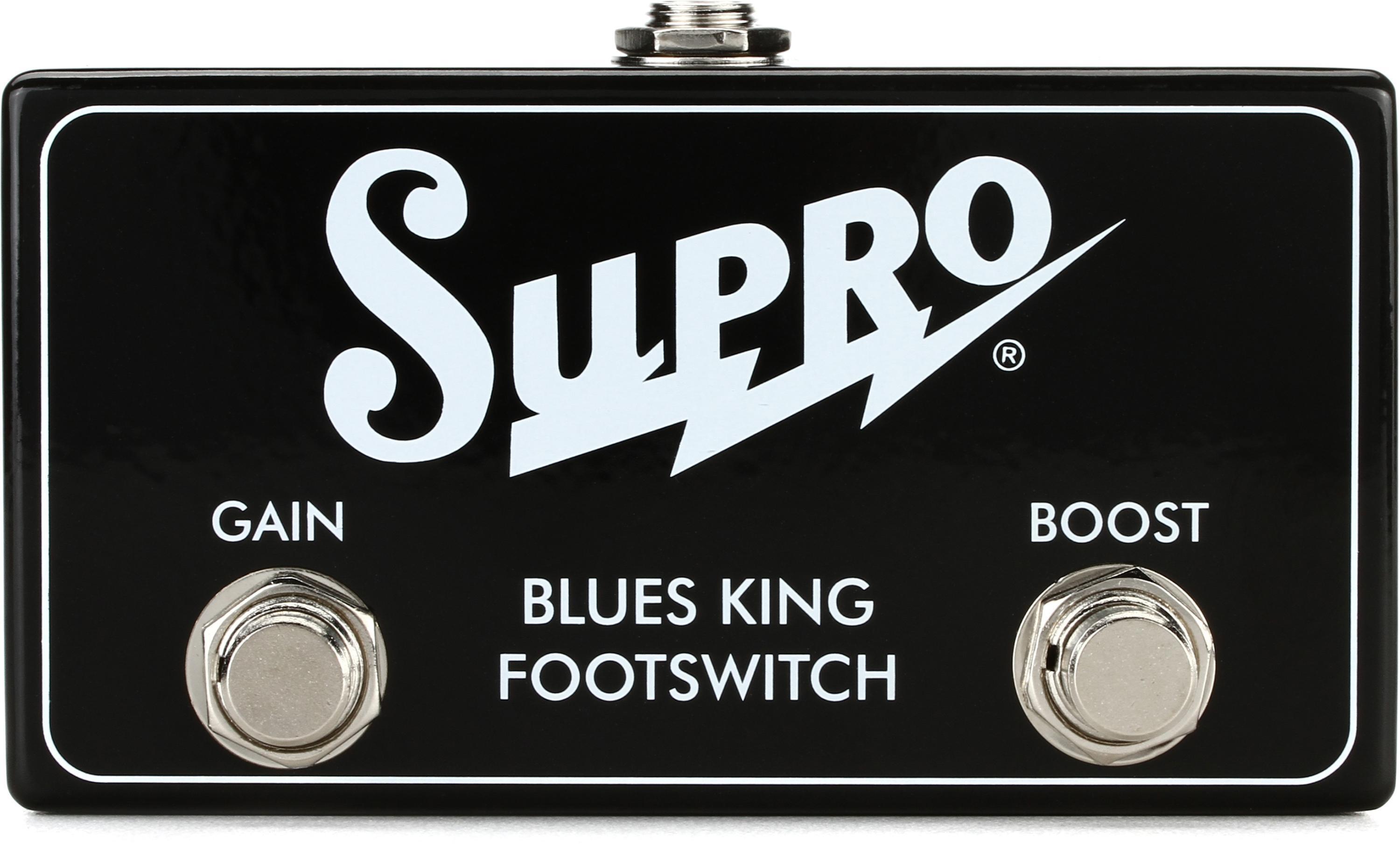 Supro Blues King Footswitch Gain and Boost Footswitch | Sweetwater