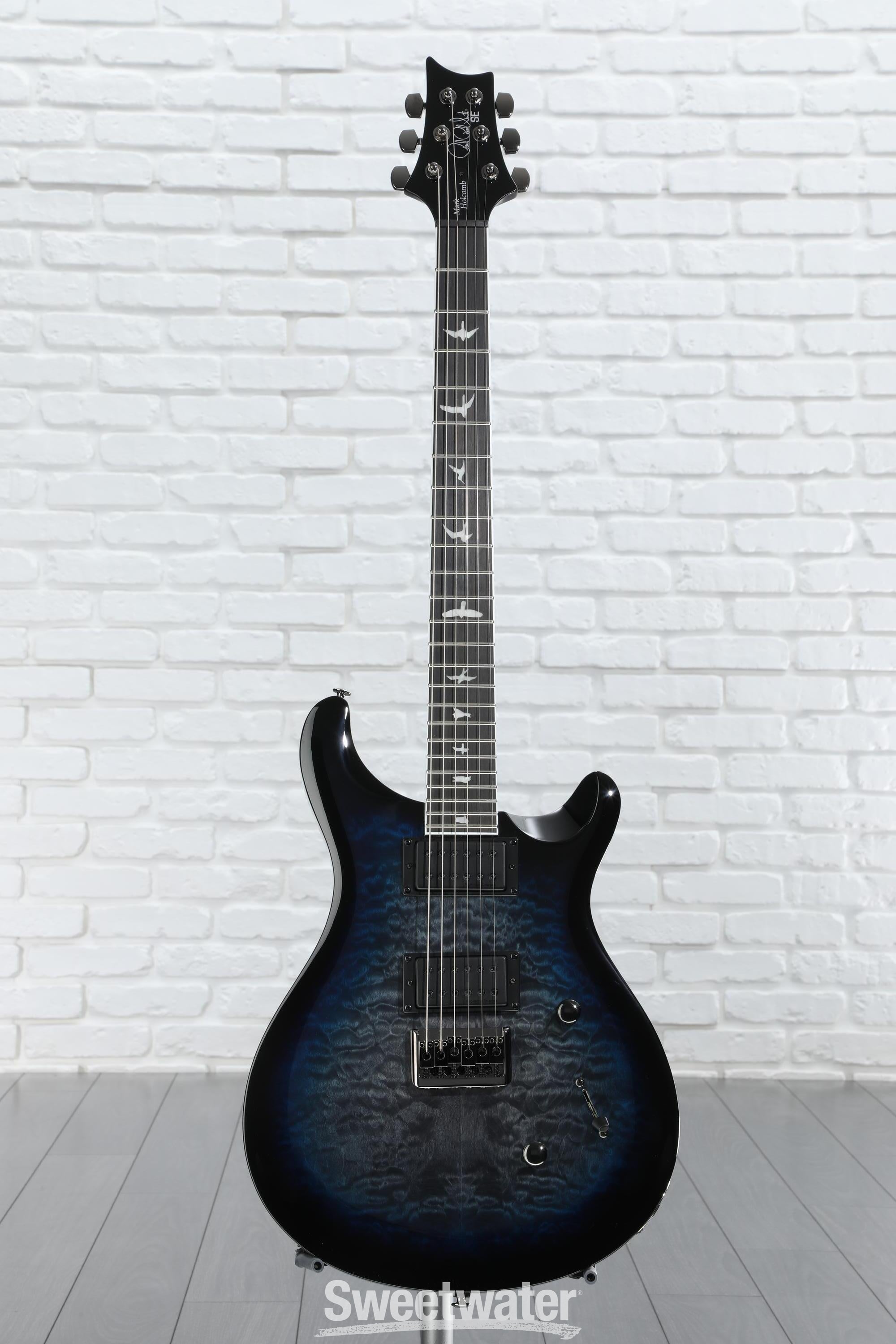 PRS SE Mark Holcomb Signature Electric Guitar - Holcomb Blue Burst | Sweetwater