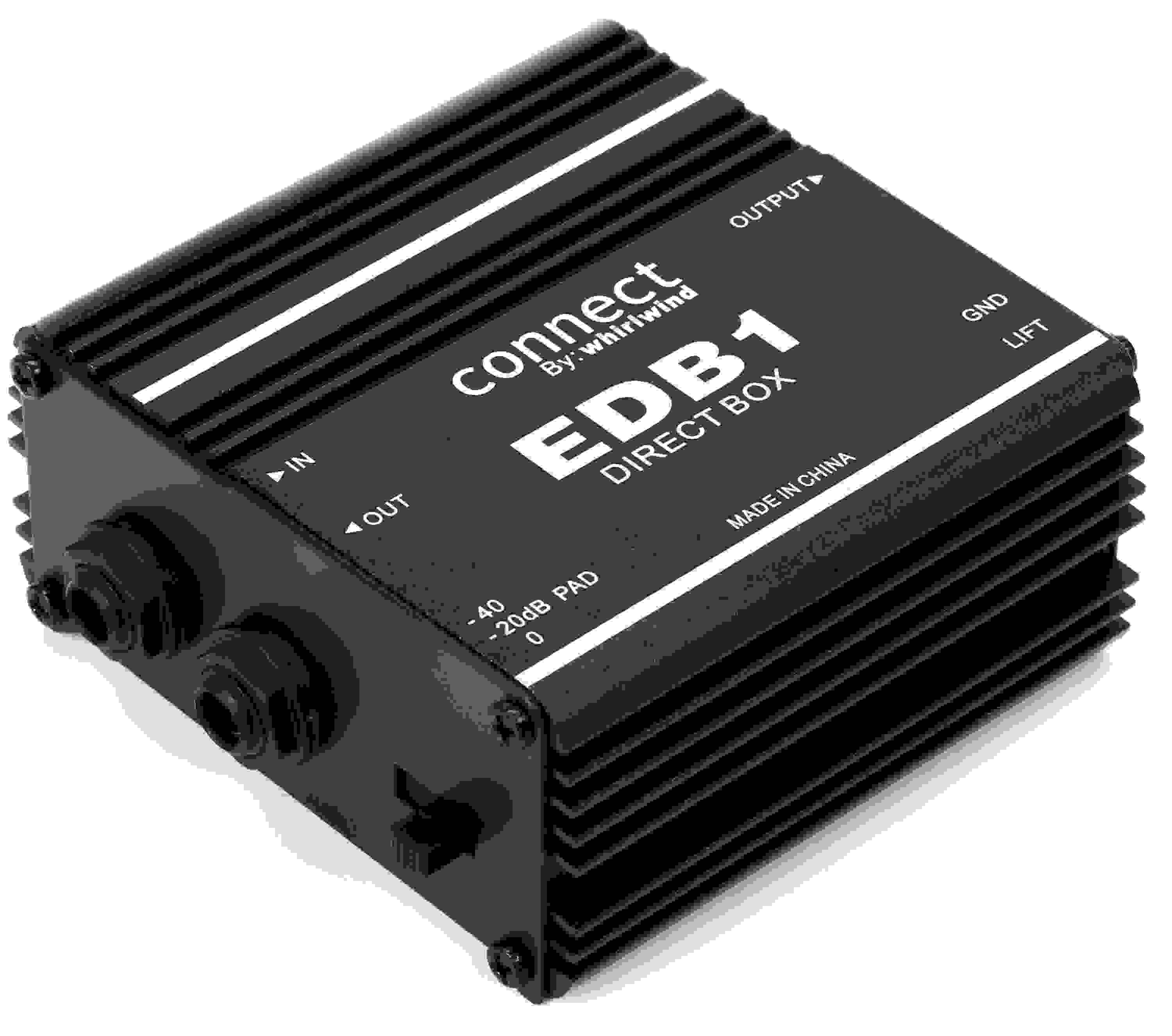Whirlwind EDB1 1-channel Passive Instrument Direct Box | Sweetwater