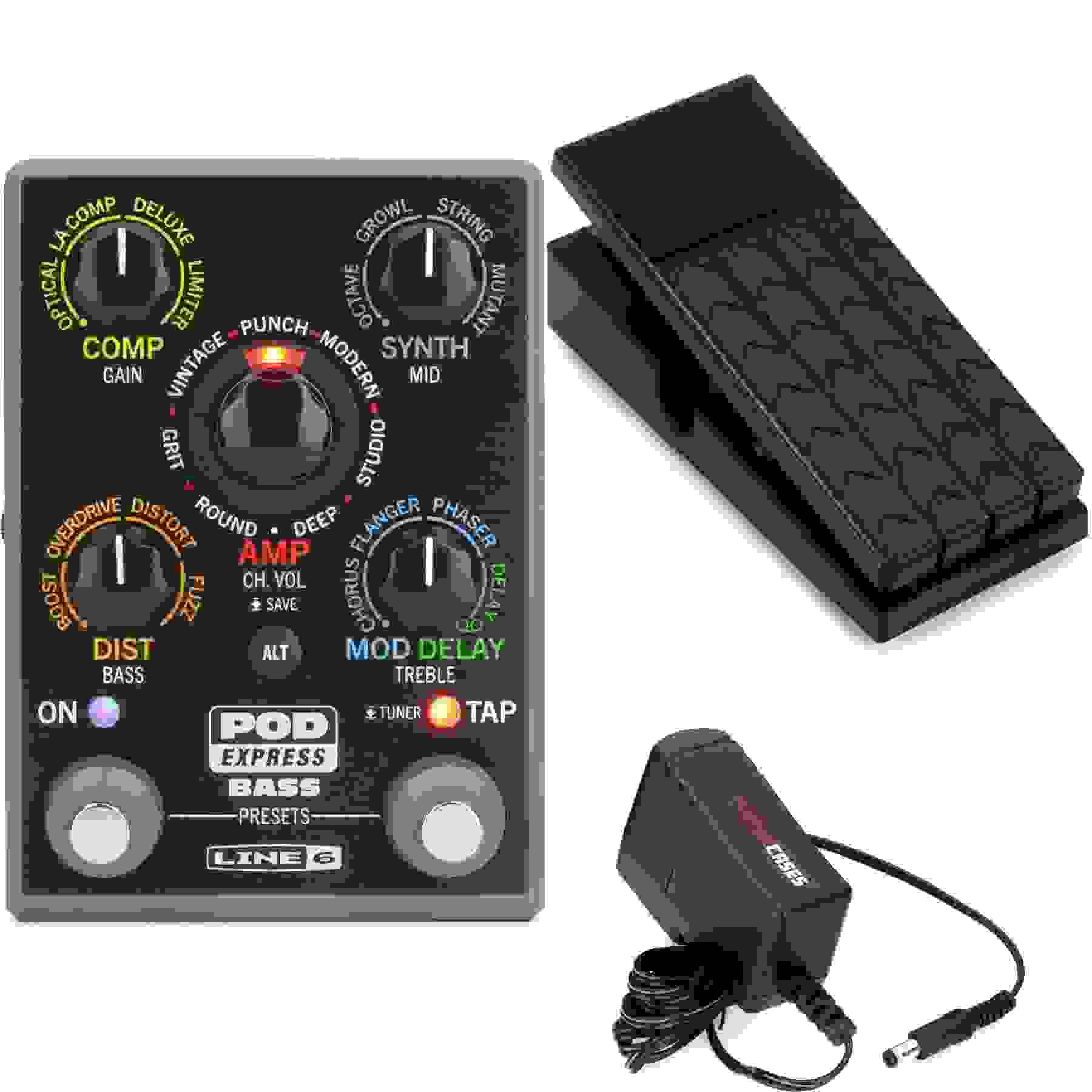 Line 6 POD Express Expression Pedal Bundle - Bass | Sweetwater