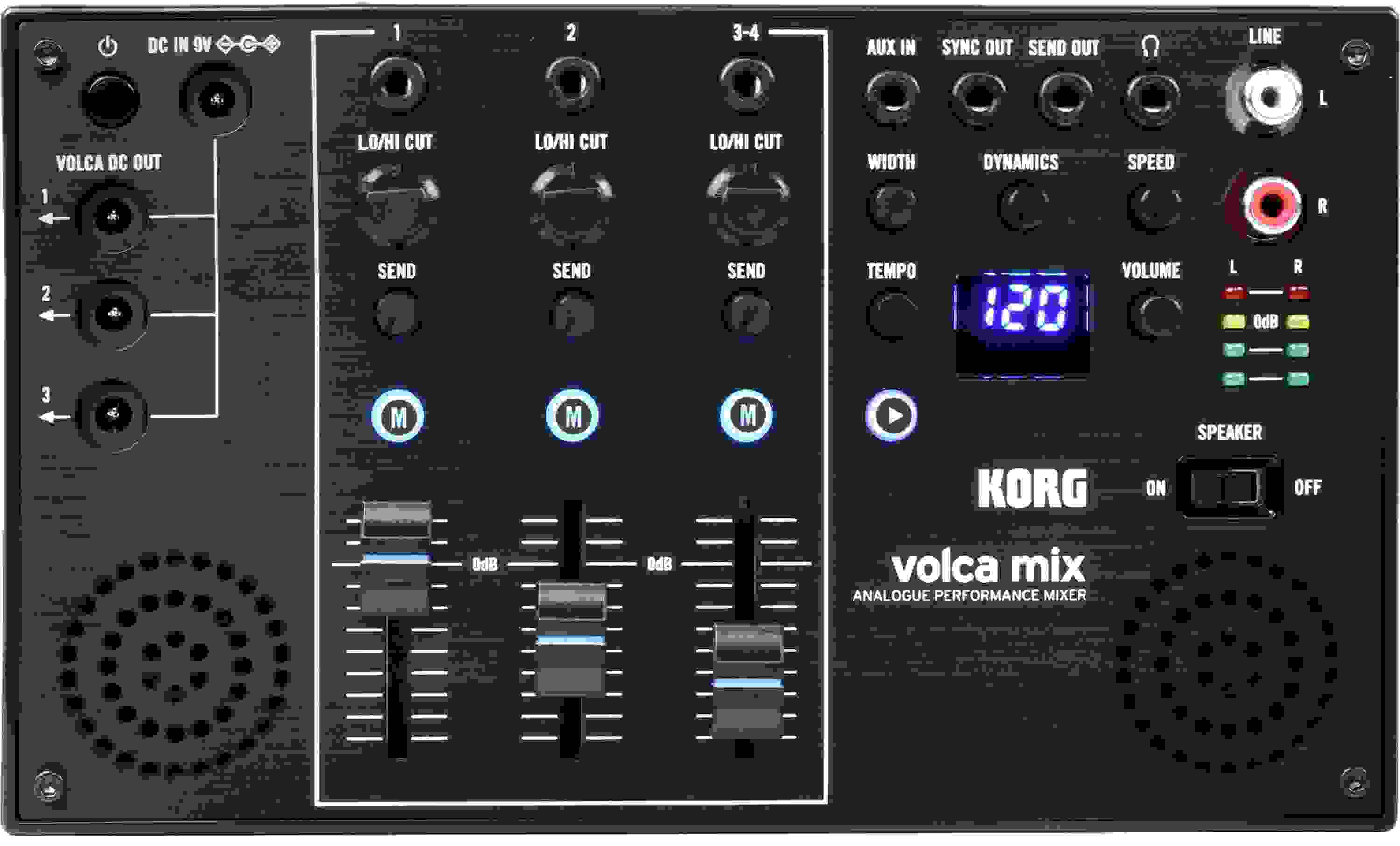 Korg Volca Mix 4-channel Analog Performance Mixer | Sweetwater