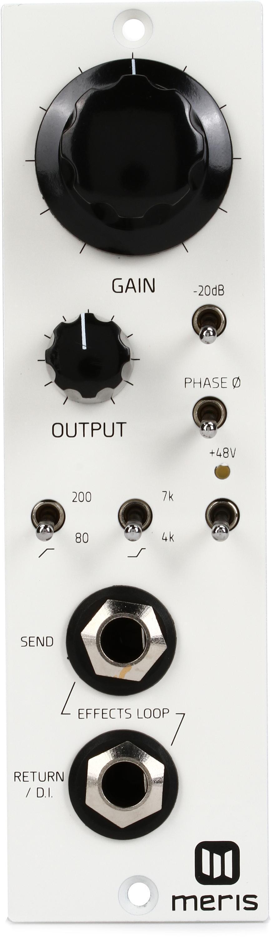 Meris 440 500 Series Mic Preamp | Sweetwater Meris 440 500 Series Mic Preamp | Sweetwater