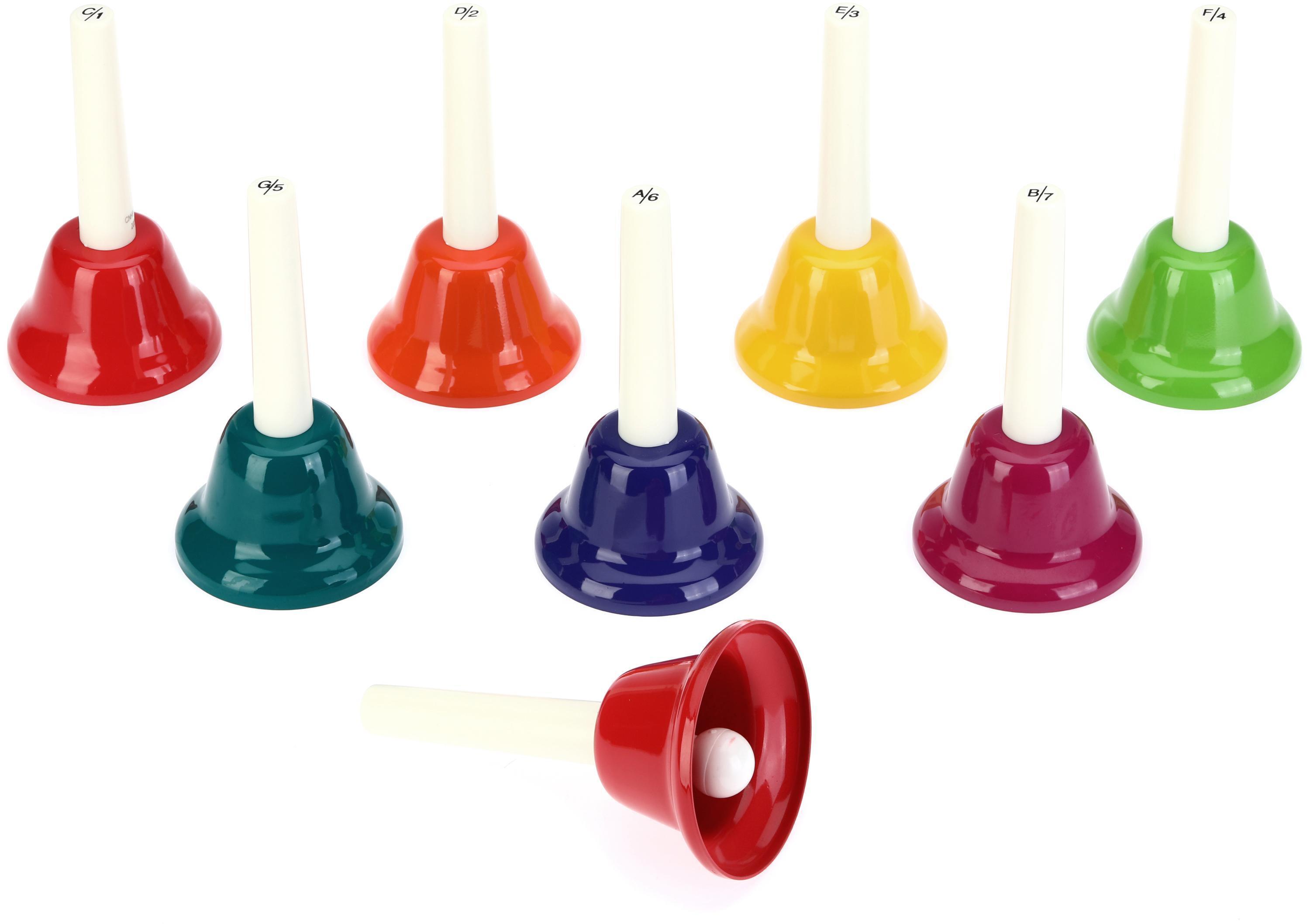 Rhythm Band Chroma-Notes 8-note Diatonic Handbell Set - C Major ...