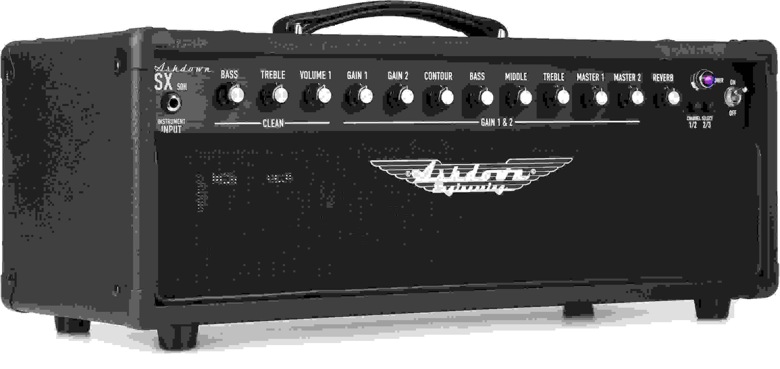 Ashdown SX-50H 50-watt Guitar Tube Amp Head - Black Tolex/Black Grille | Sweetwater