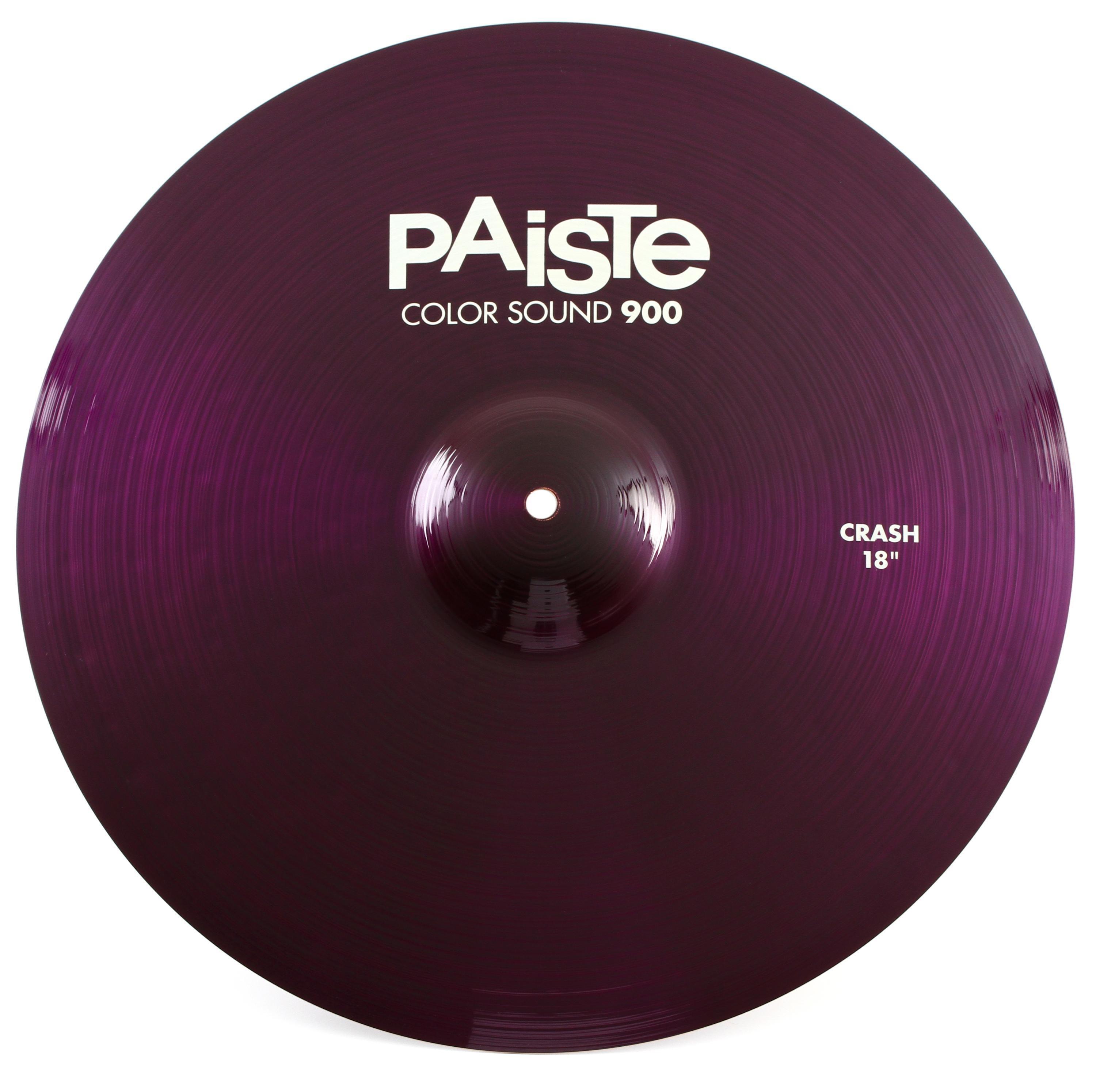 Paiste 18 inch Color Sound 900 Purple Crash Cymbal | Sweetwater