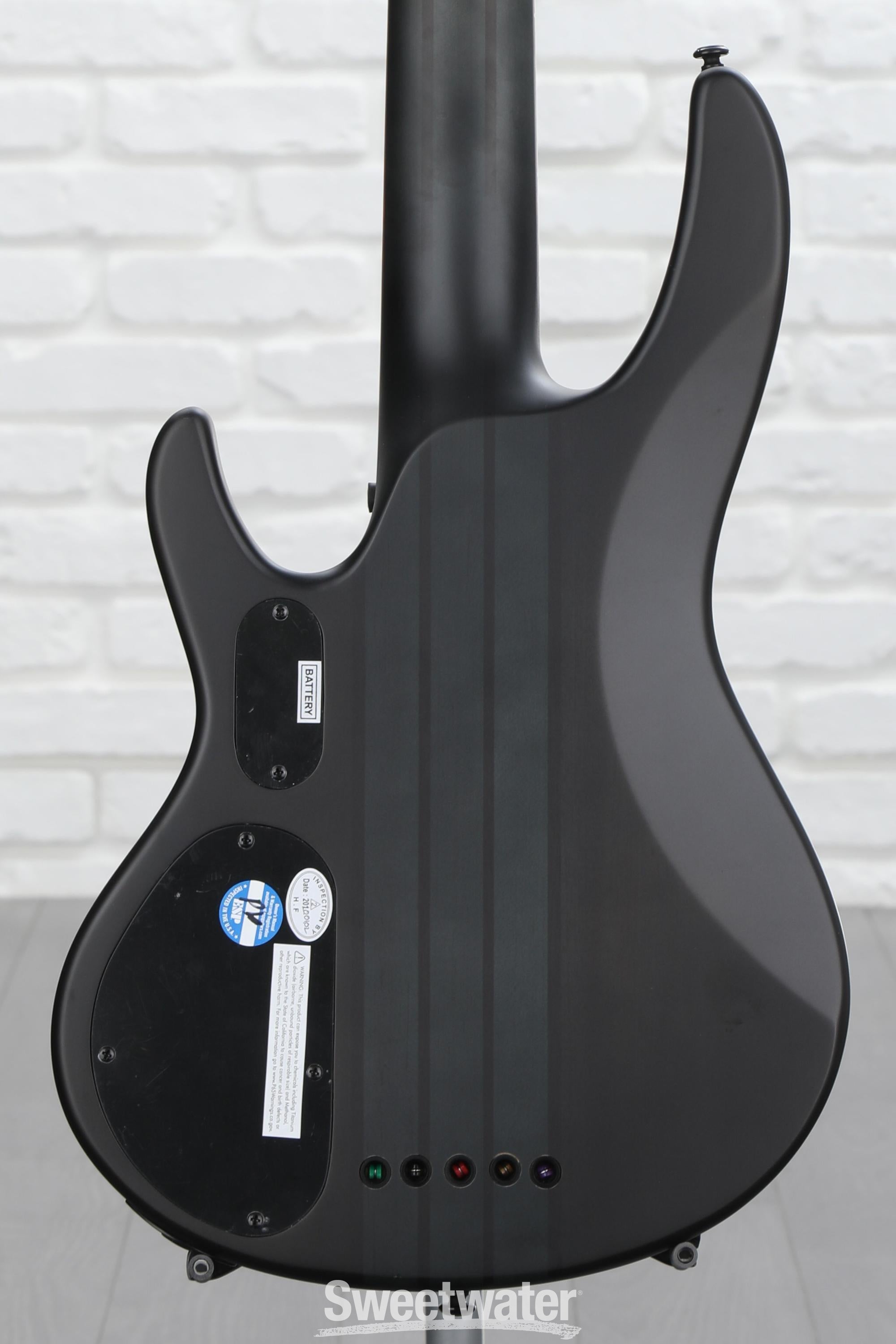 Esp Ltd D 5 Bass Guitar Black Natural Burst Satin Sweetwater
