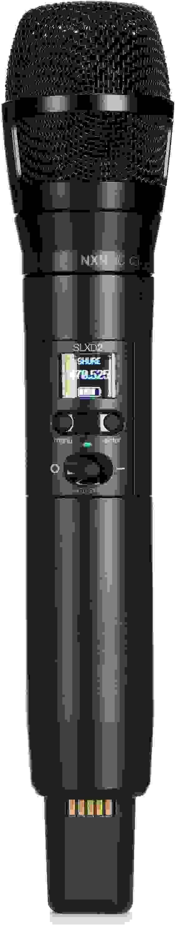 Shure SLXD2/Nexadyne Wireless Handheld Microphone Transmitter - Black | Sweetwater