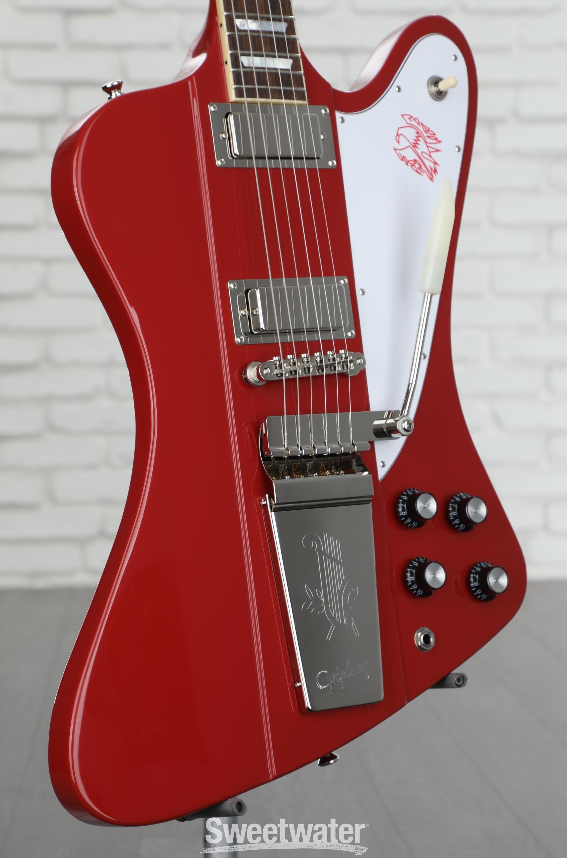 Epiphone 1963 Firebird V Electric Guitar - Ember Red | Sweetwater