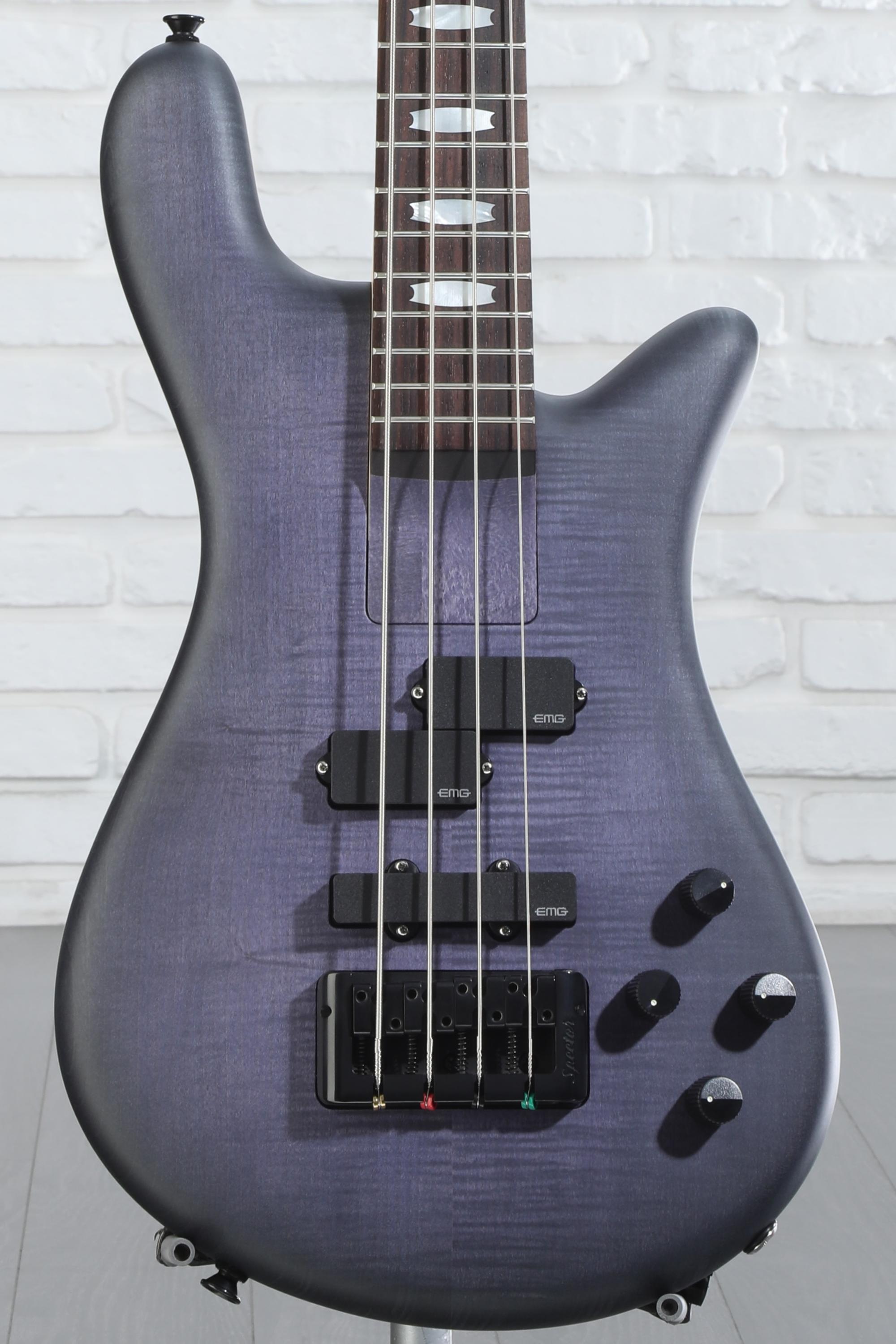 Spector Euro 4 LX Bolt-On Electric Bass Guitar - Nightshade | Sweetwater