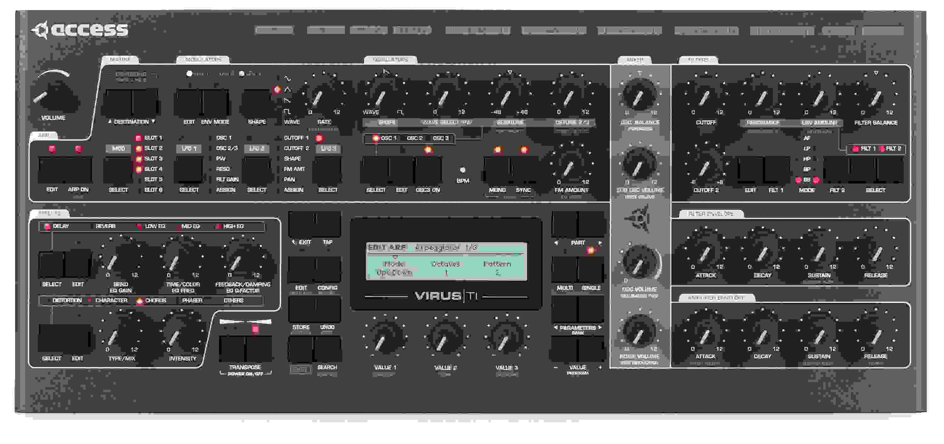 Access Virus TI2 Desktop Multi-timbral Synthesizer | Sweetwater