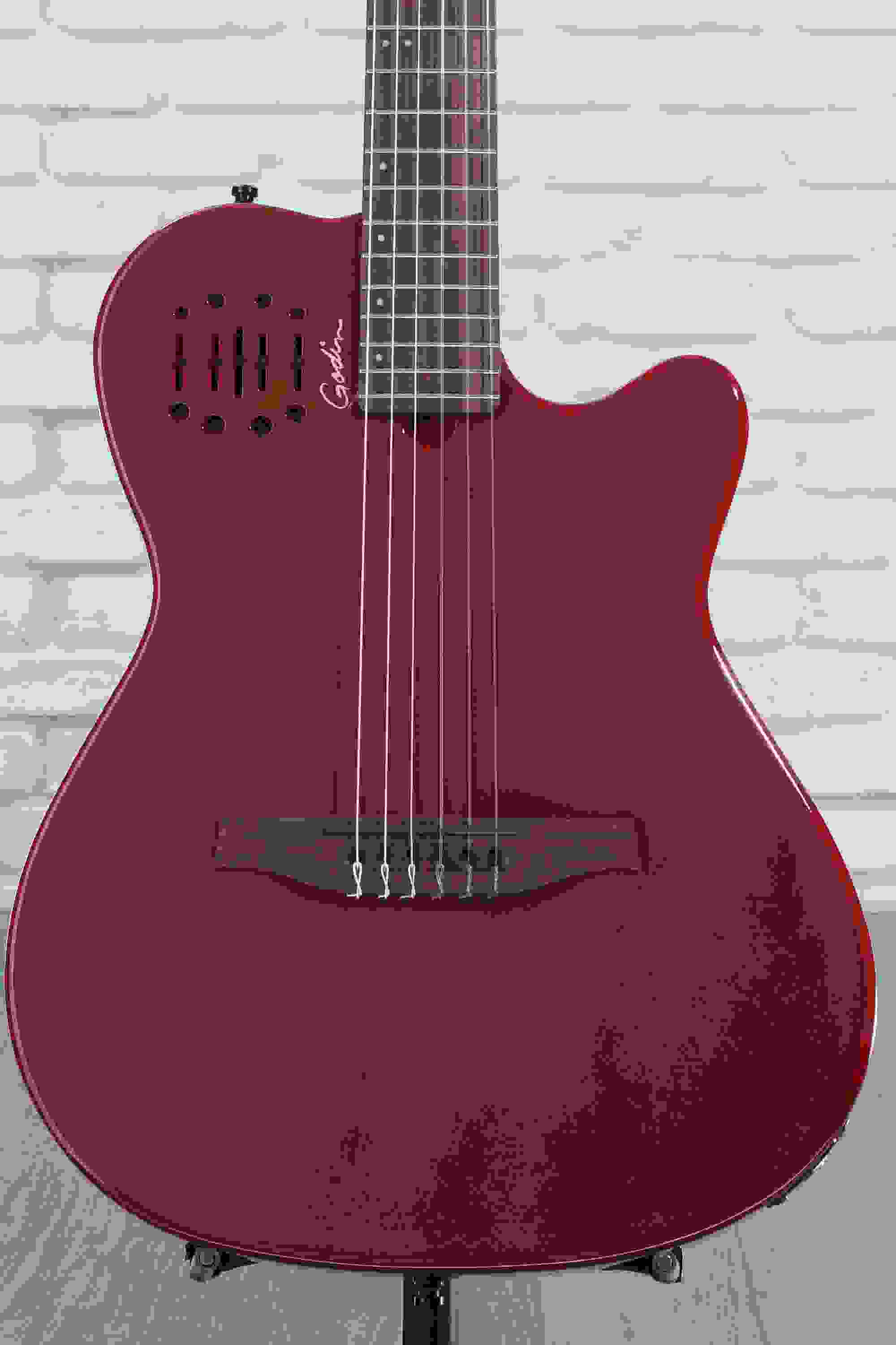 Godin Multiac Mundial Nylon Acoustic-electric Guitar - Aztek Red ...