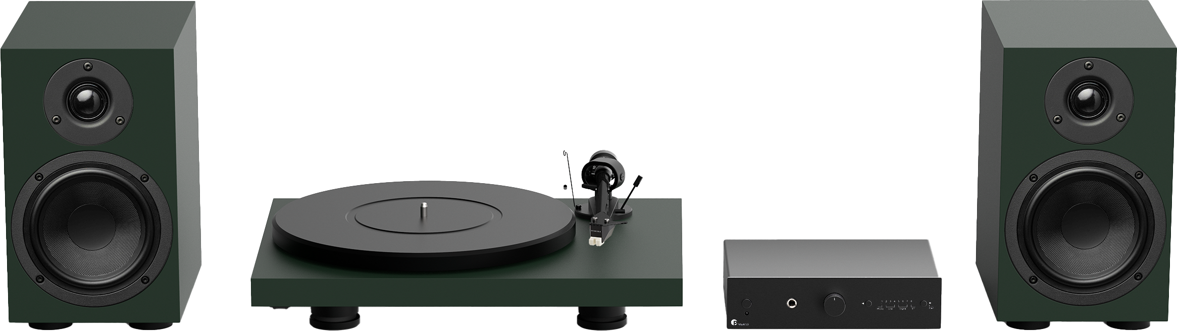 Pro-Ject Colorful Audio System E All-in-one Hi-Fi Analog Turntable ...