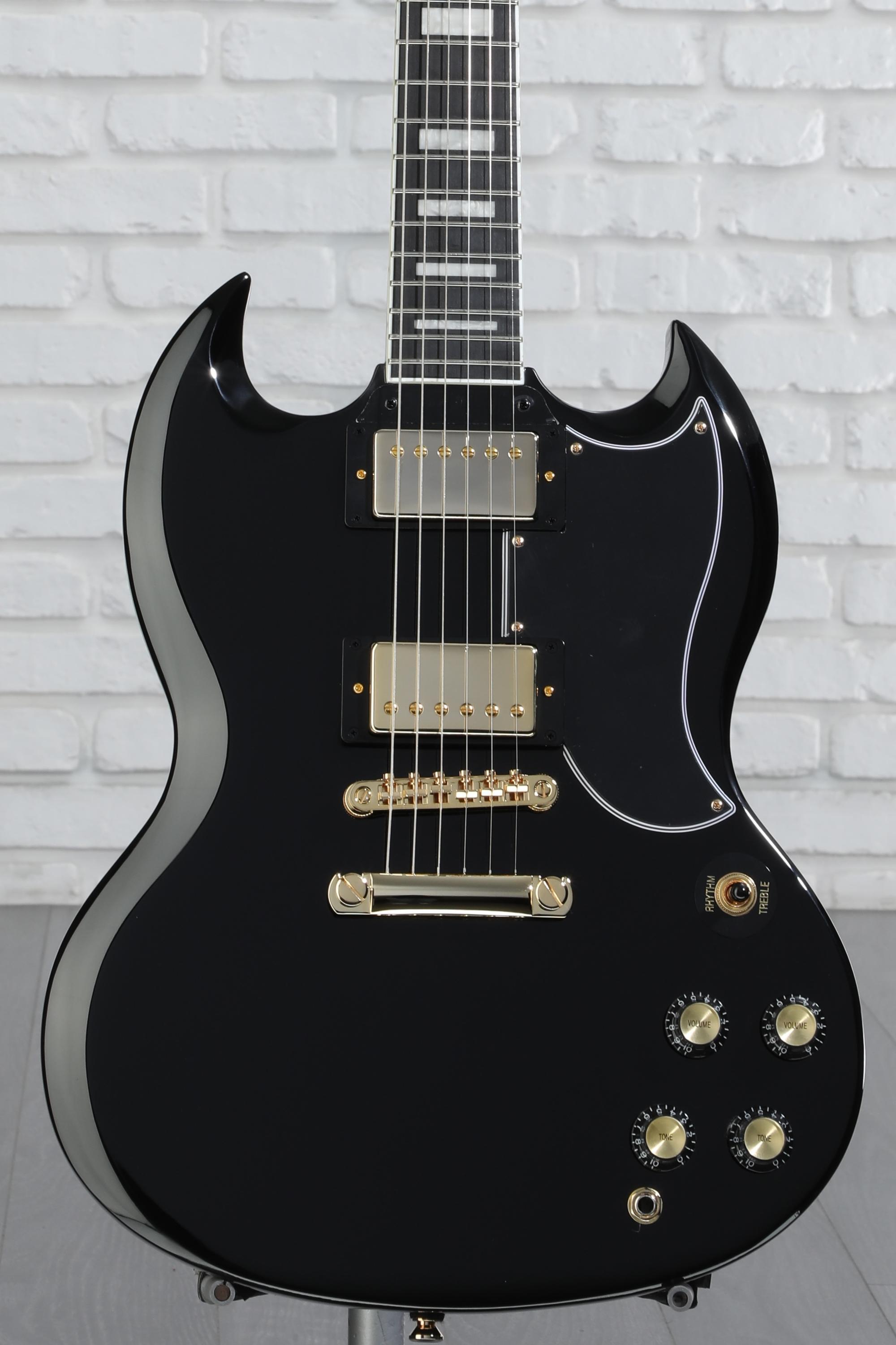 Epiphone SG Custom Electric Guitar - Ebony | Sweetwater