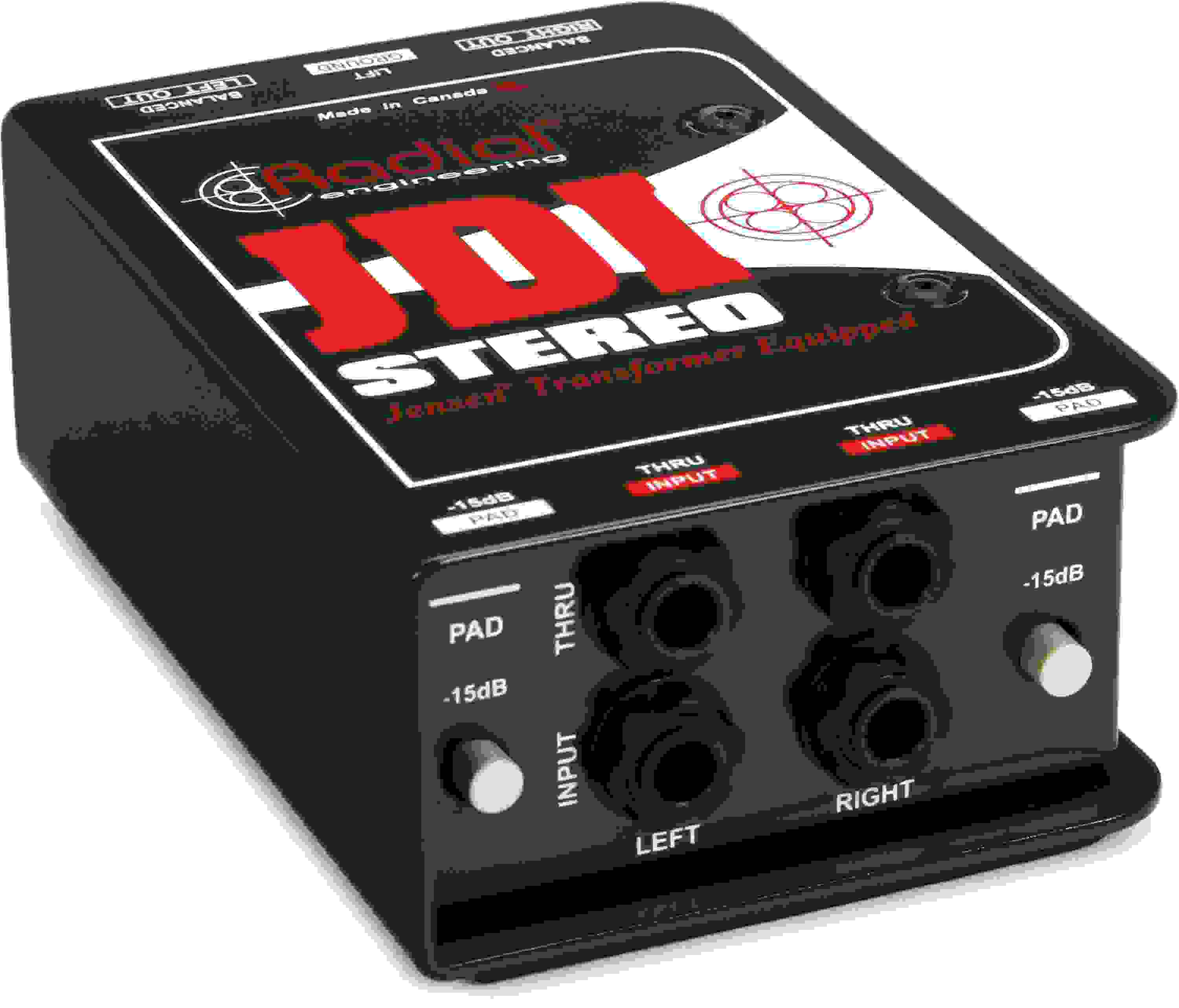 Radial JDI Stereo Jensen-equipped 2-channel Passive Instrument Direct ...