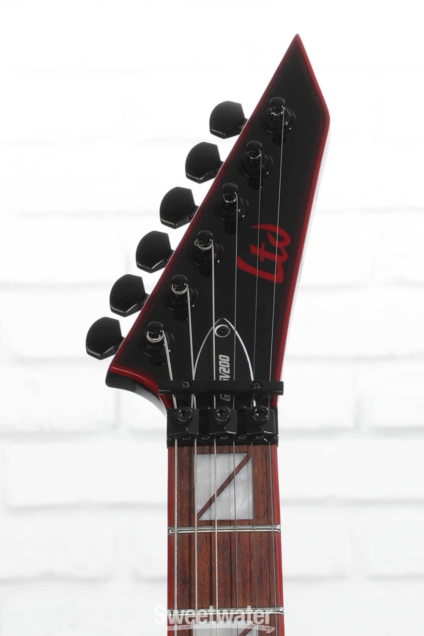 ESP LTD Gary Holt GH-SV-200 Signature Electric Guitar - Black, Rosewood ...