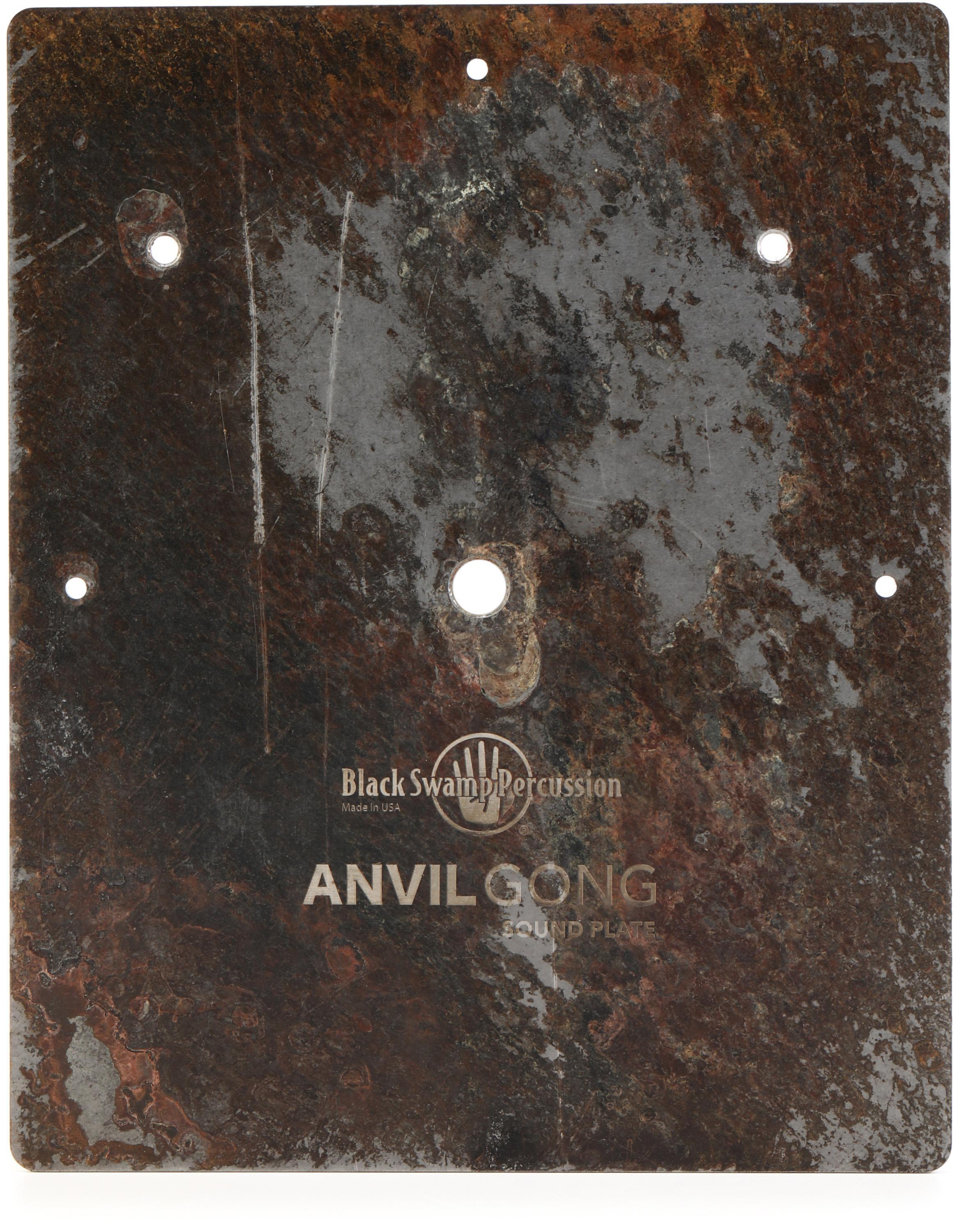 Black Swamp Percussion Anvil Gong Rectangular Sound Plate - 10.5 inches ...