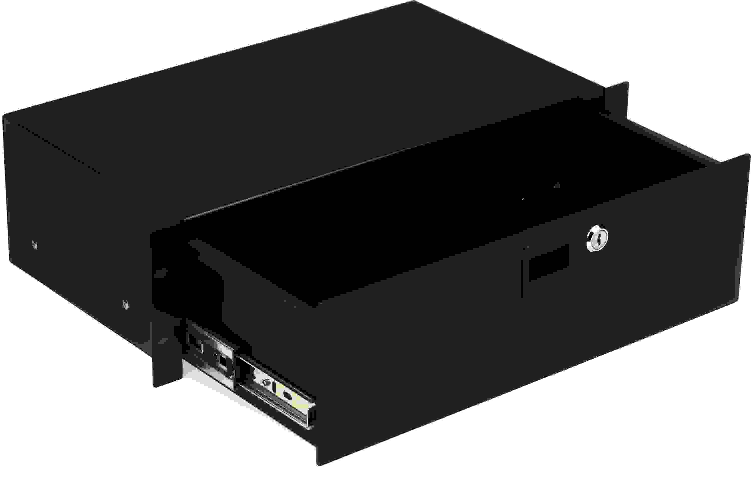 On-Stage RDLS3000 3U Shallow Locking Rack Drawer | Sweetwater