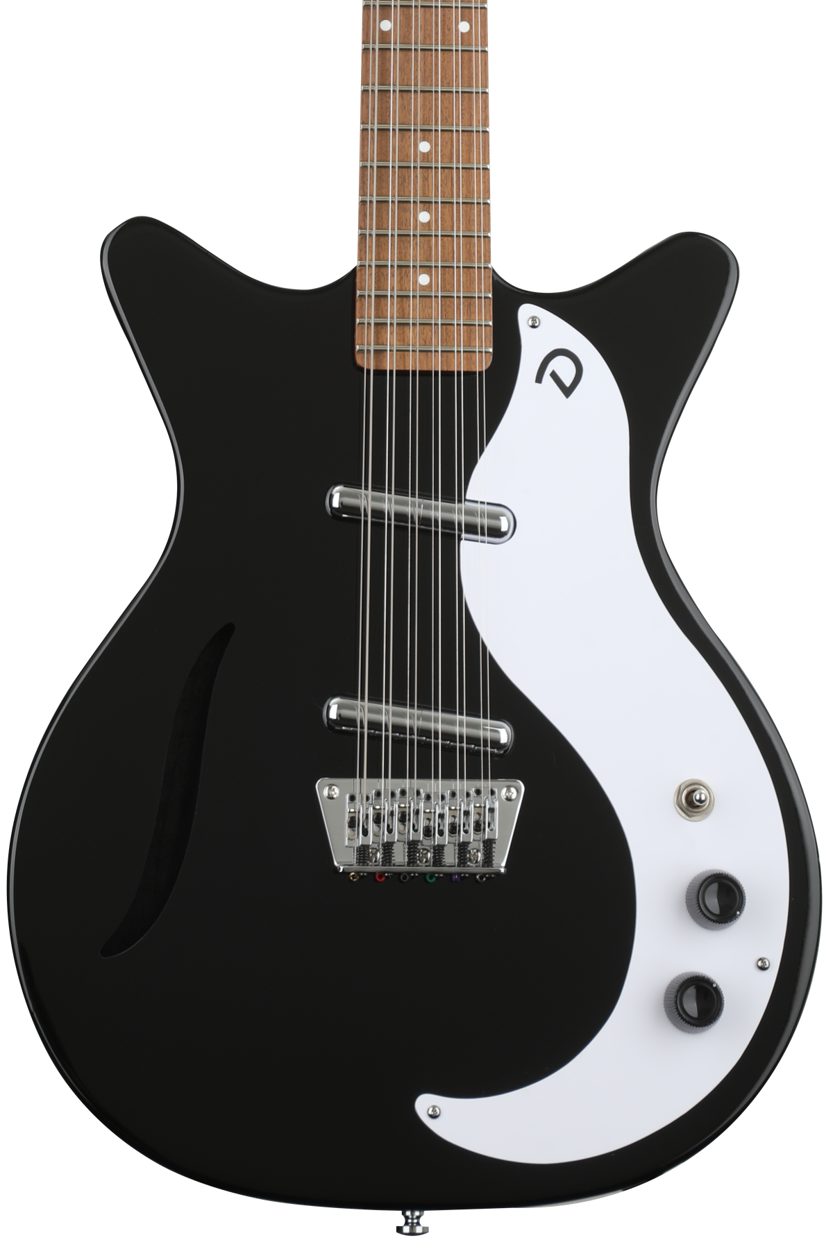 Danelectro Vintage 12 String Electric Guitar - Black | Sweetwater