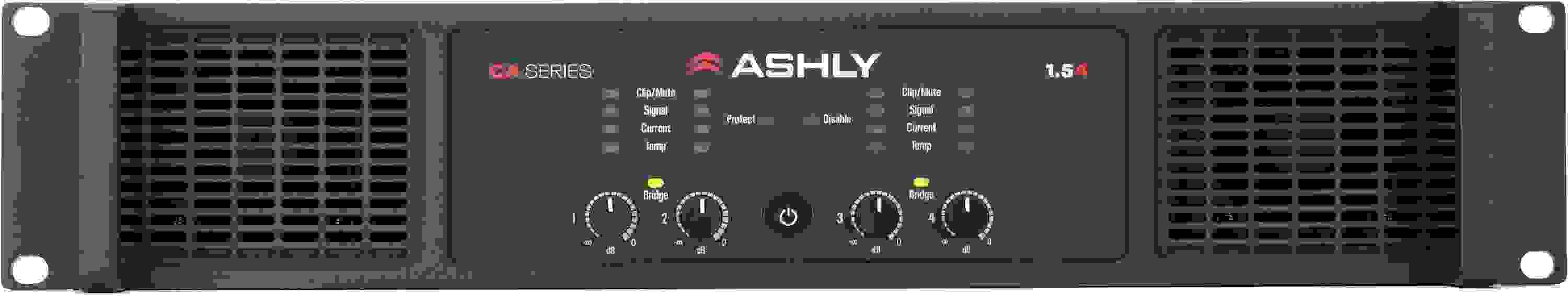 Ashly CA1.54 1,500-watt 4-channel Power Amplifier | Sweetwater