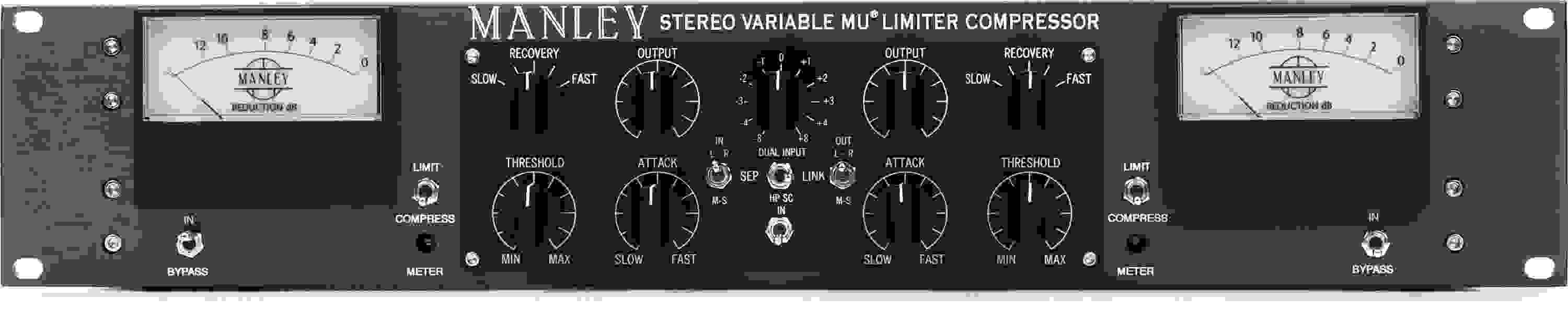 Manley Variable Mu Stereo Compressor Limiter with Mid/Side and T-Bar ...