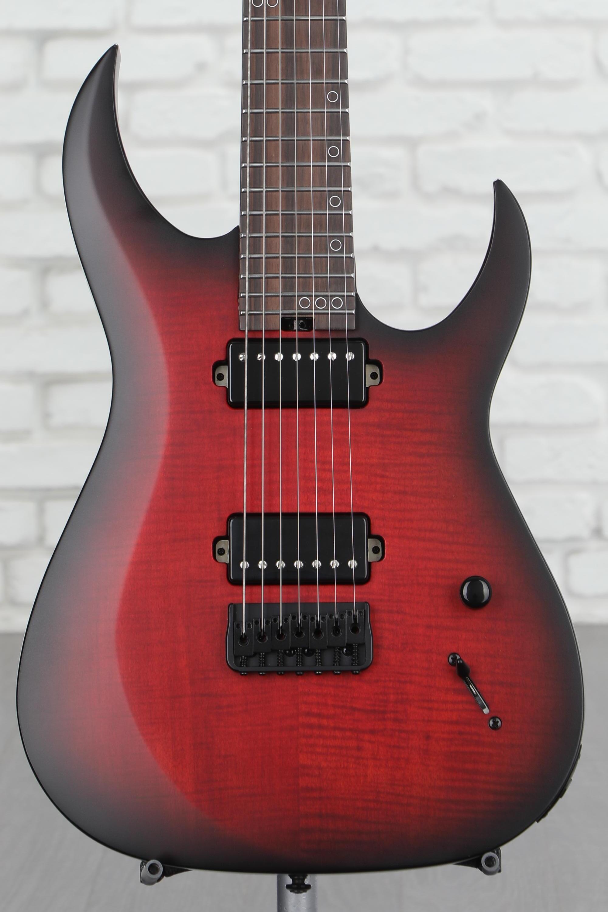 Schecter Sunset-7 Extreme 7-string Baritone Electric Guitar - Scarlet ...