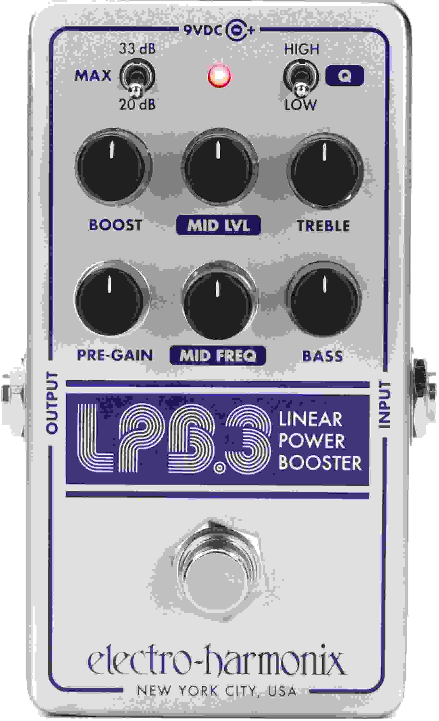 Electro-Harmonix LPB-3 Nano Linear Power Booster Pedal | Sweetwater