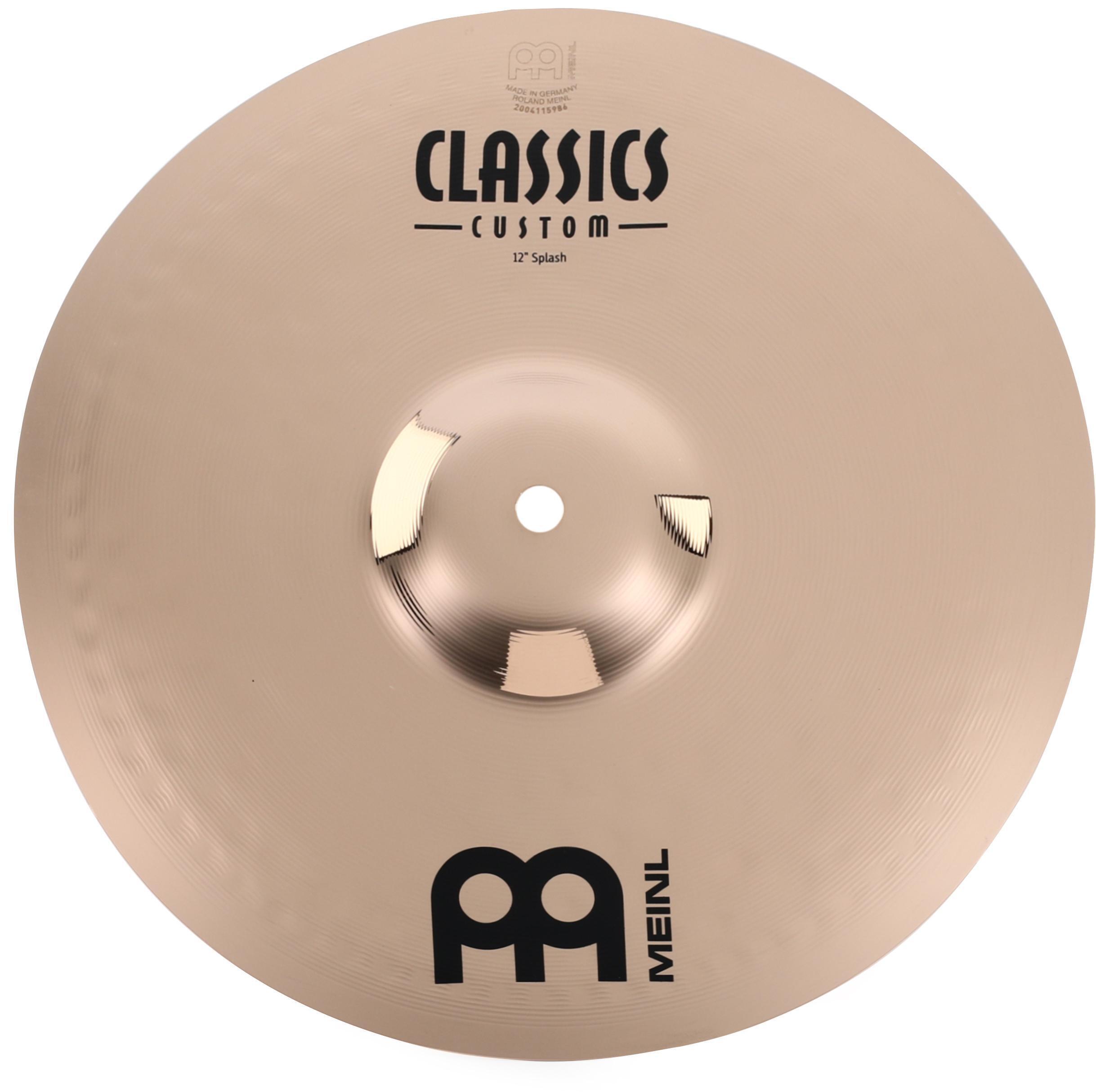 Meinl Cymbals 12 inch Classics Custom Brilliant Splash Cymbal | Sweetwater