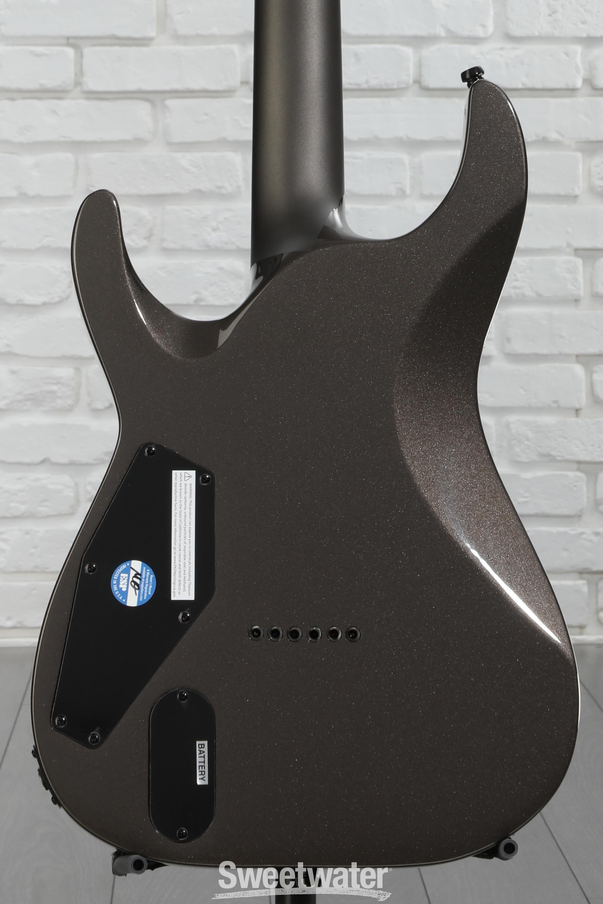 ESP LTD Mick Thomson MT-1 Signature Electric Guitar - Obsidian Metallic ...