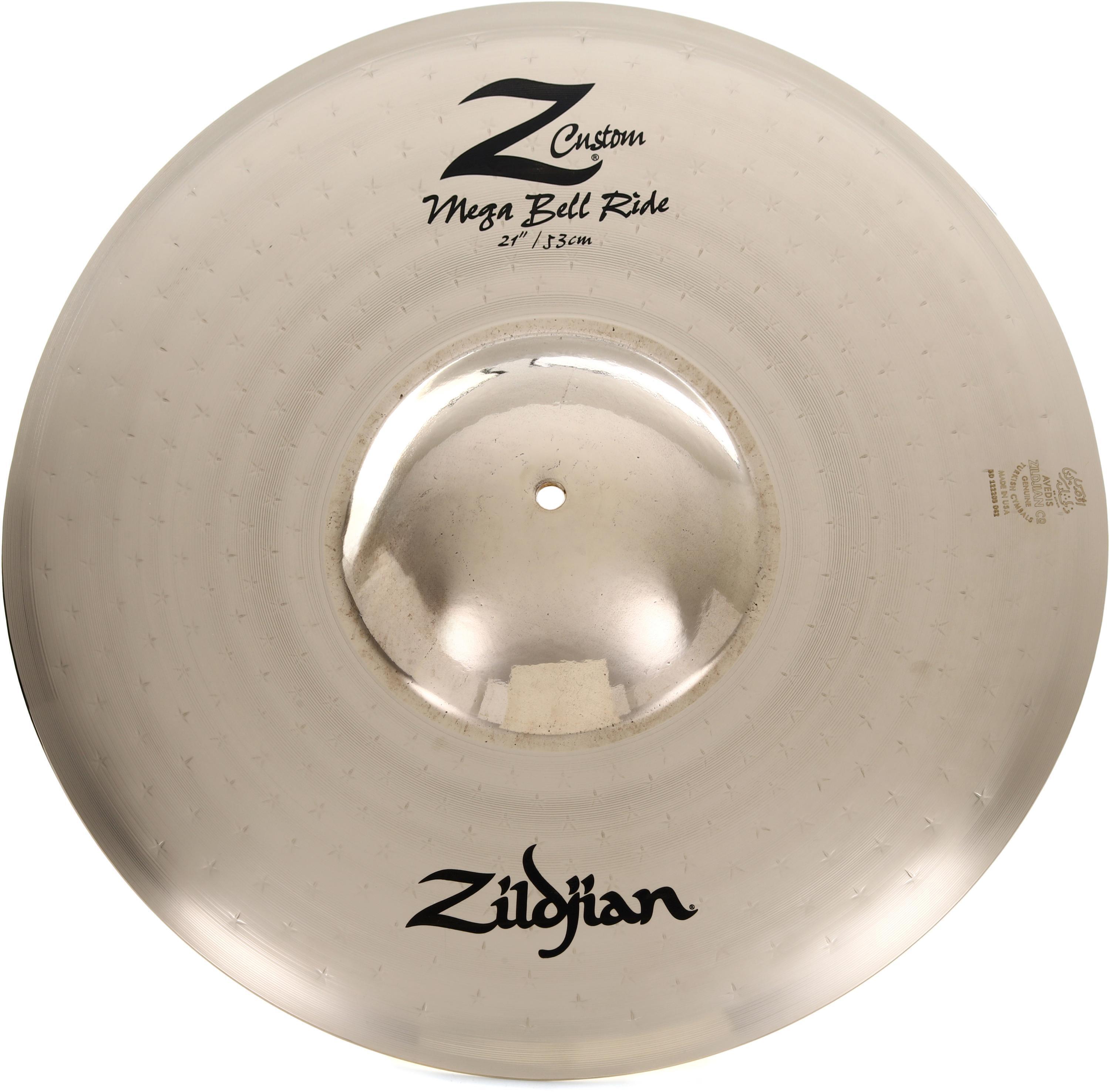 Zildjian 21-inch Z Custom Mega Bell Ride Cymbal | Sweetwater