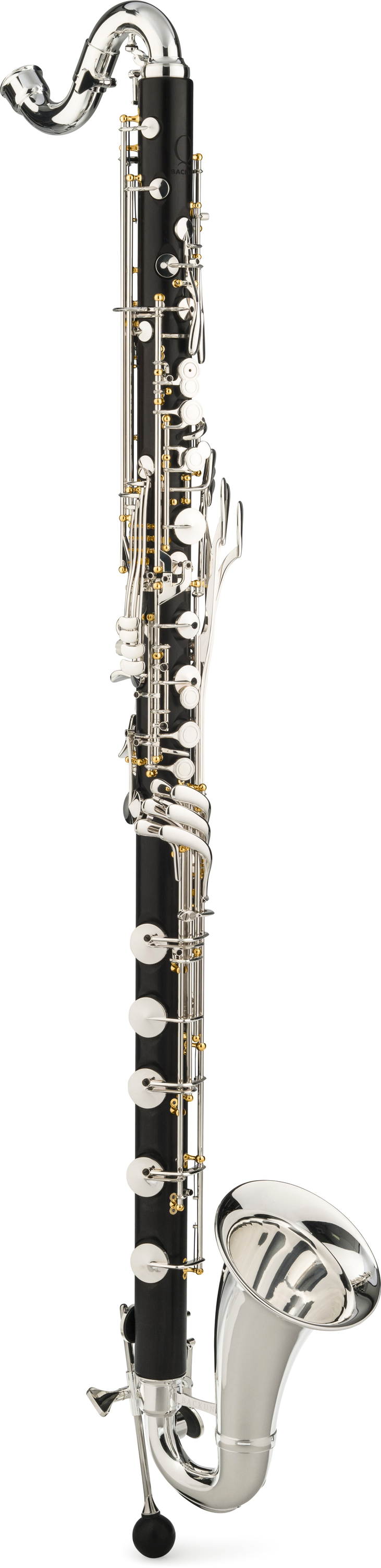 Backun Q Series Bass Clarinet - Grenadilla, Silver-plated Keys with ...