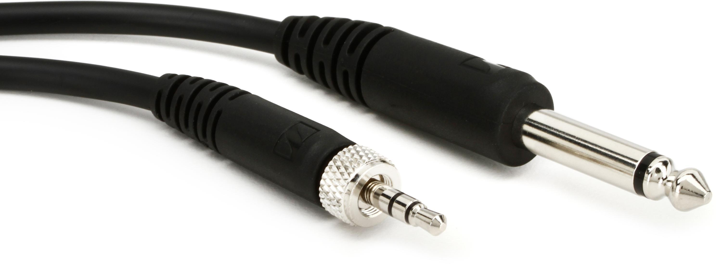 Sennheiser Ci1 Locking 3.5mm to 1/4 inch Instrument Cable | Sweetwater