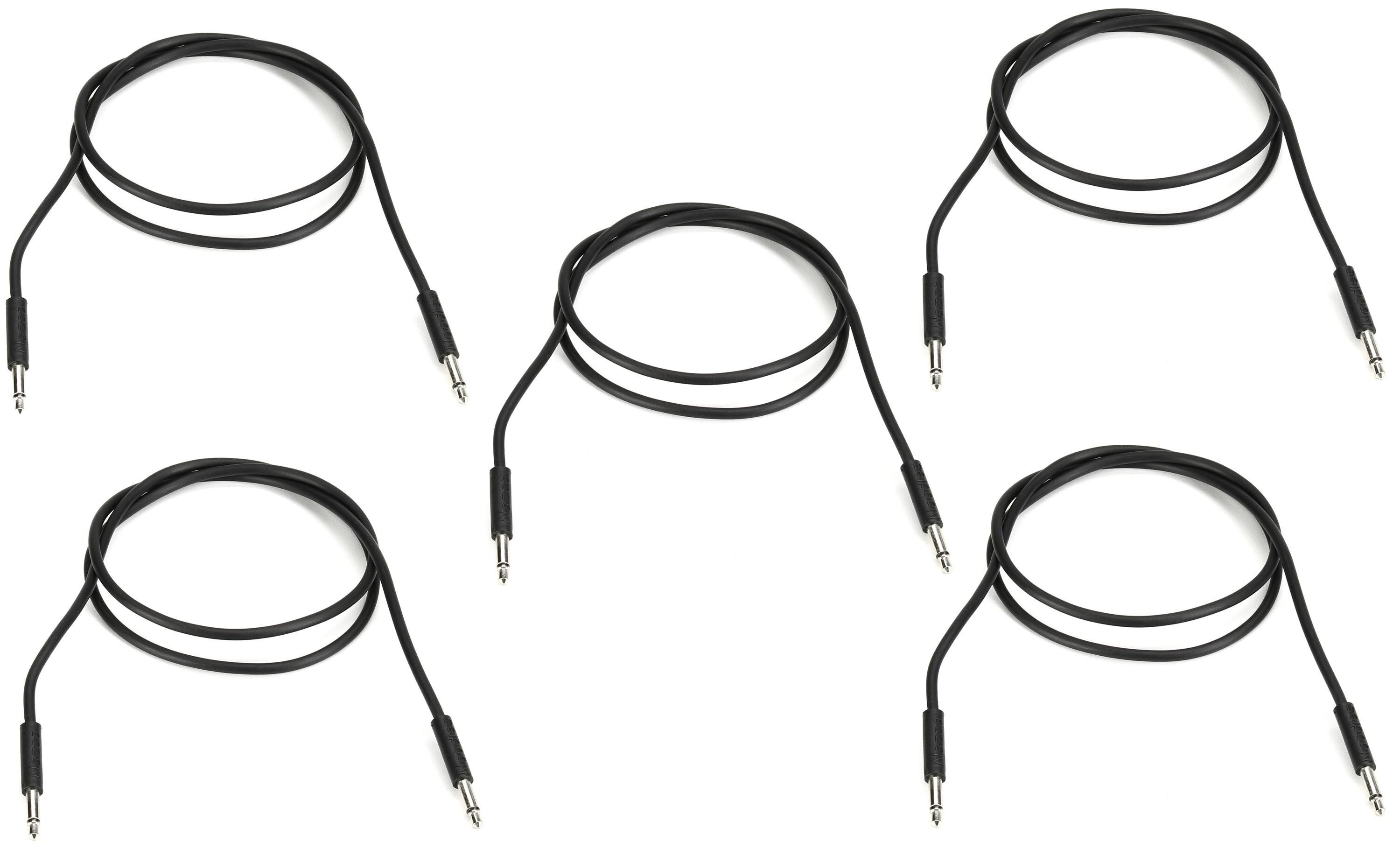 Nazca Audio Noodles Eurorack Patch Cable 3.5mm TS Male to 3.5mm TS Male ...