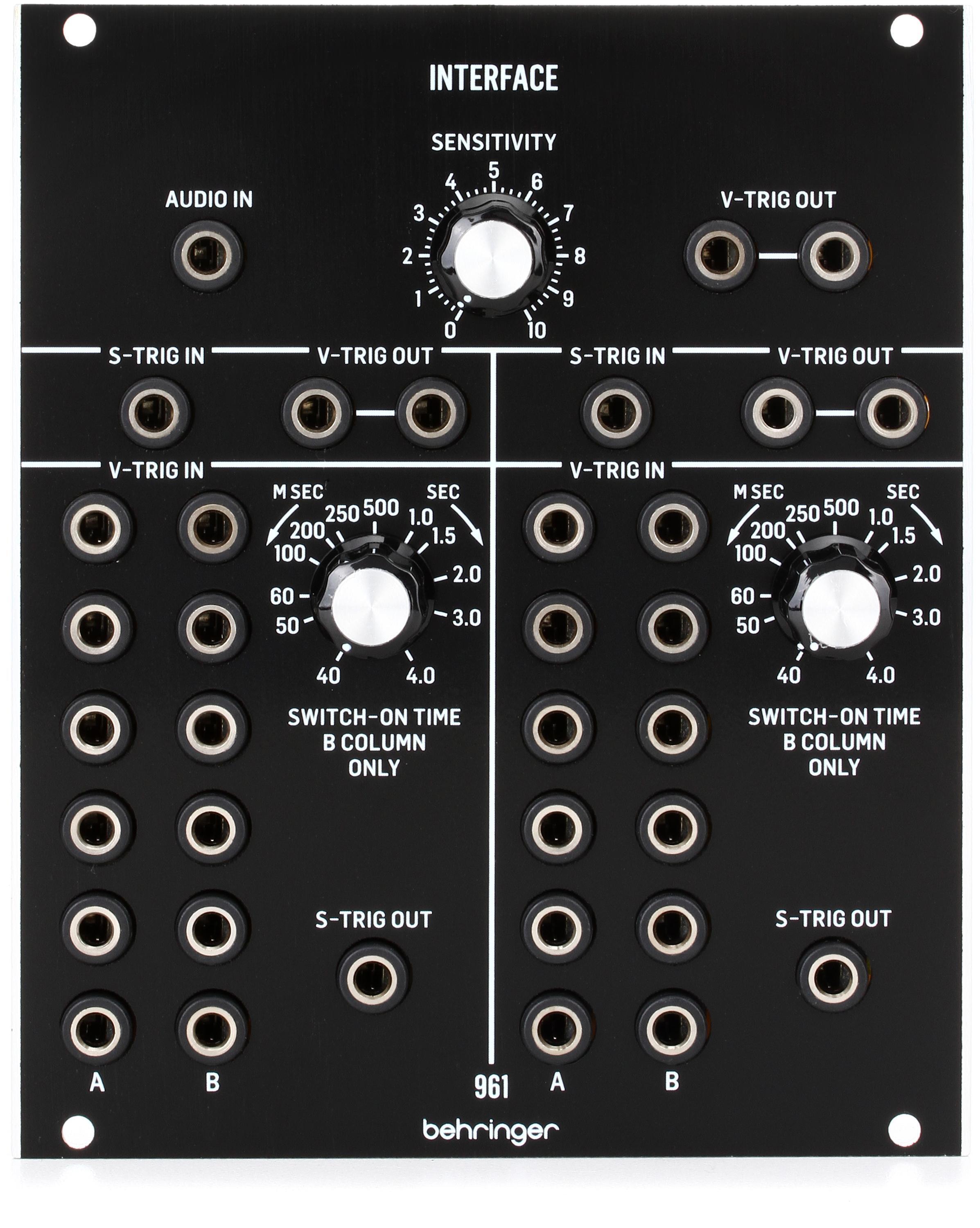 Behringer 961 Interface Analog Multi-channel Trigger Converter Eurorack Module | Sweetwater