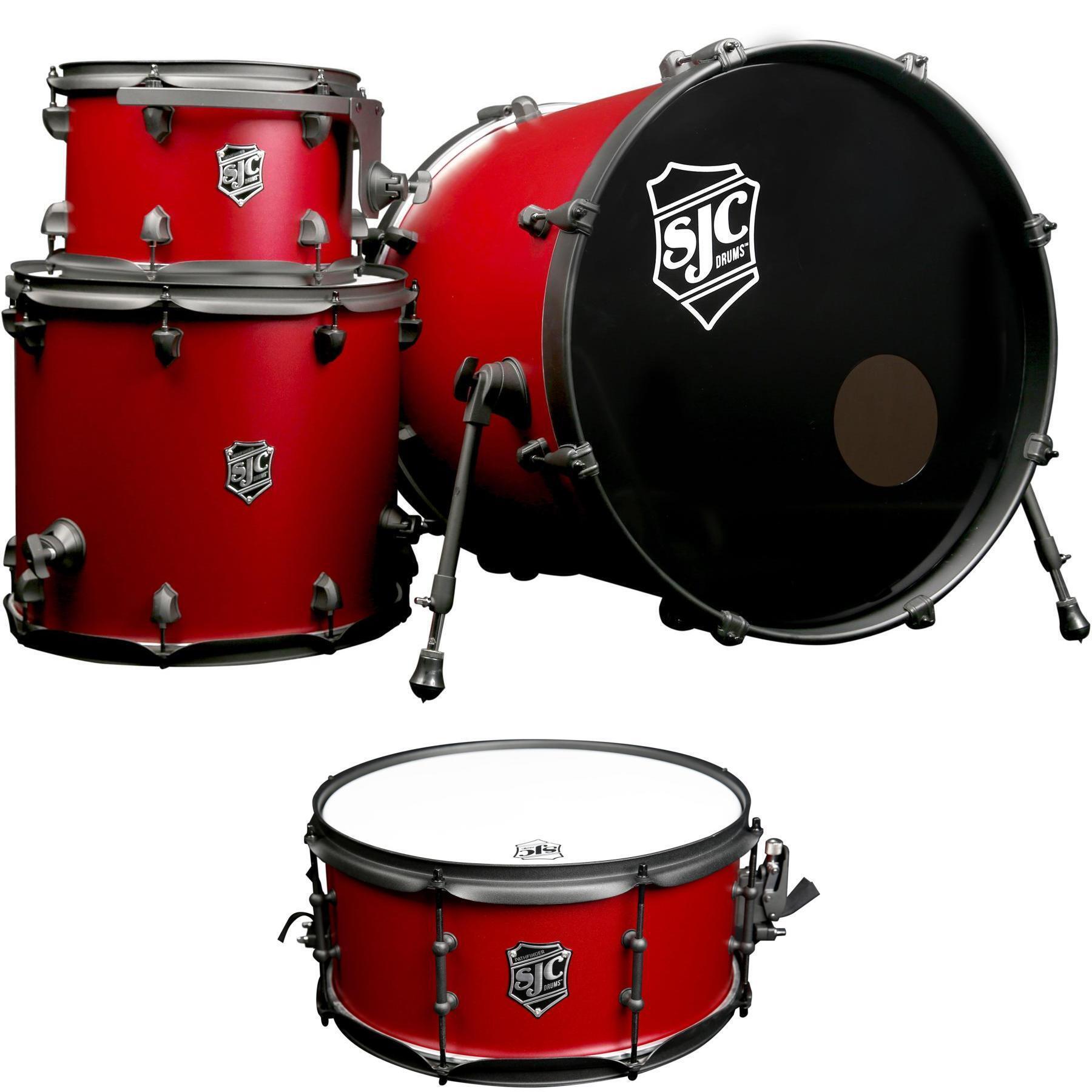 SJC Custom Drums Pathfinder Series 4-piece (Snare) Shell Pack ...