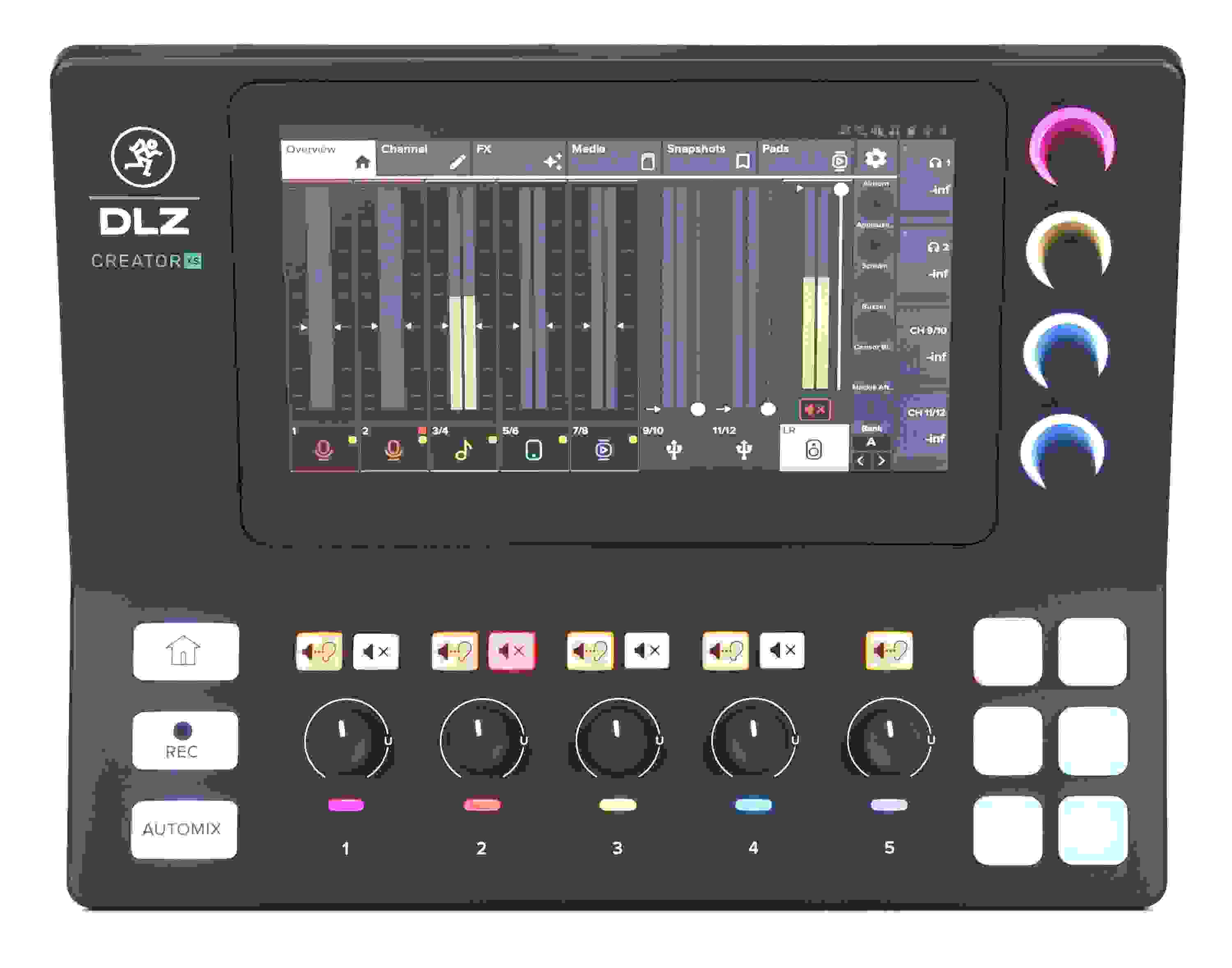 Mackie DLZ Creator XS Compact 6-channel Digital Mixer | Sweetwater