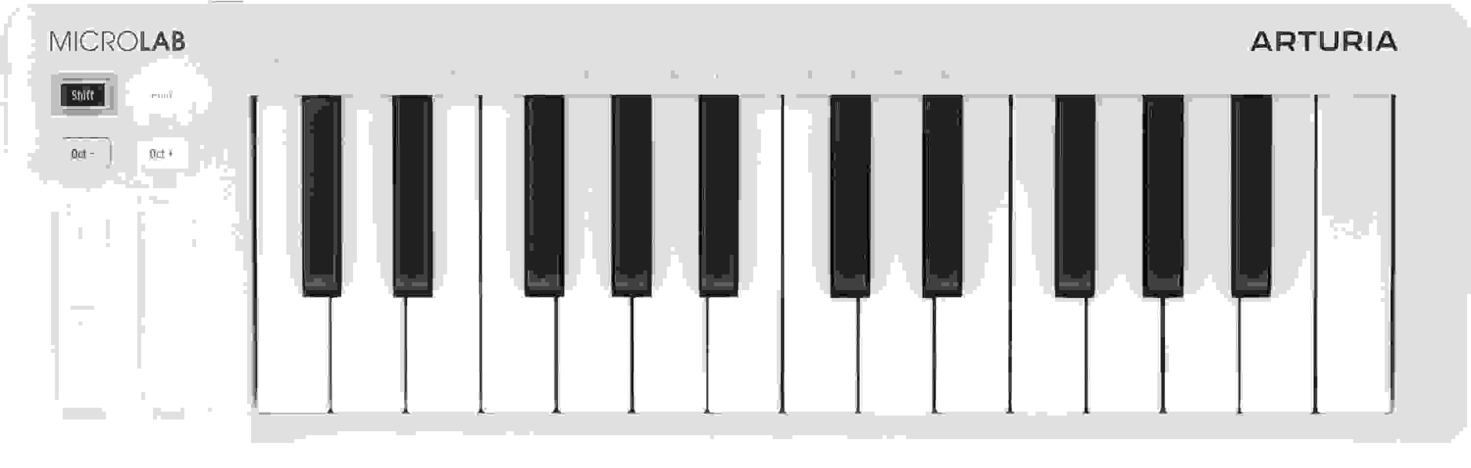 Arturia MicroLab mk3 25-key Keyboard Controller - White | Sweetwater