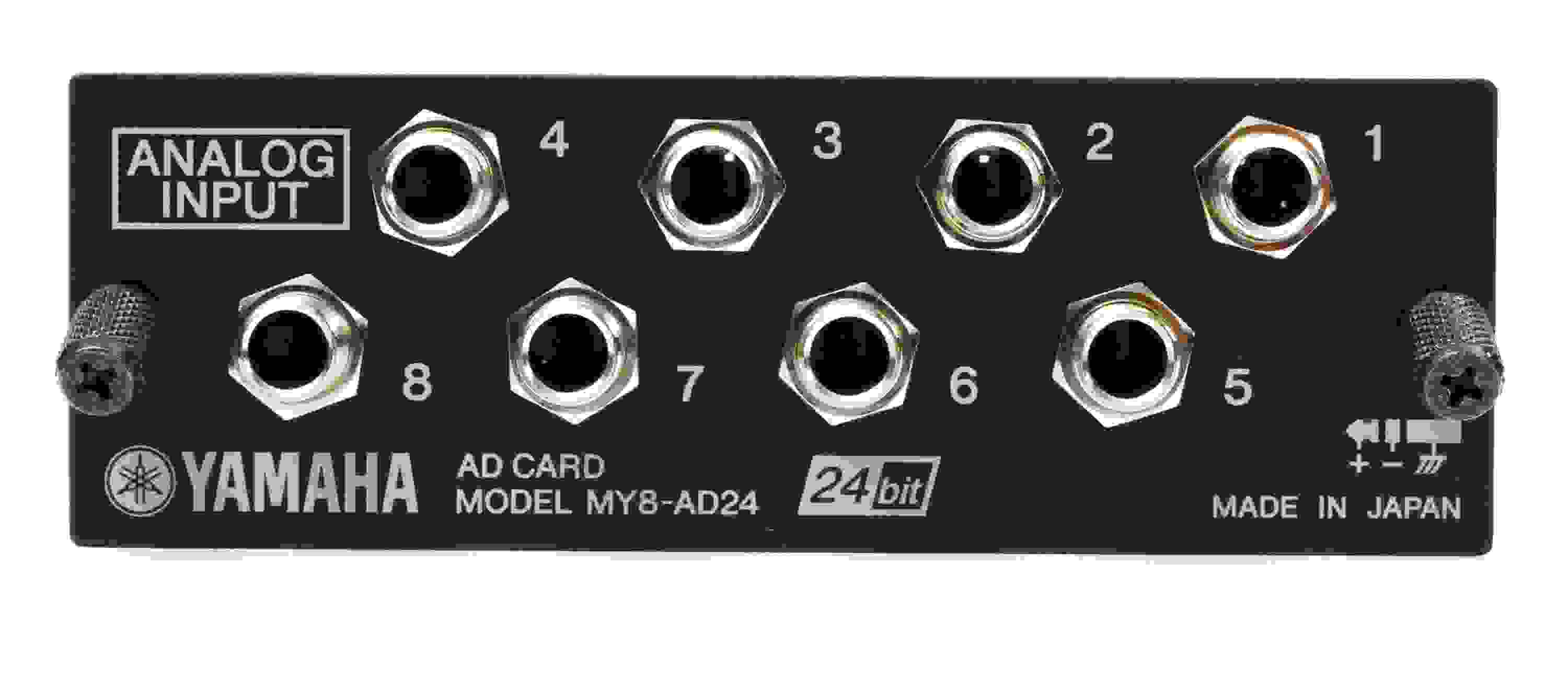 Yamaha MY8AD24 8-channel Analog Input Card | Sweetwater