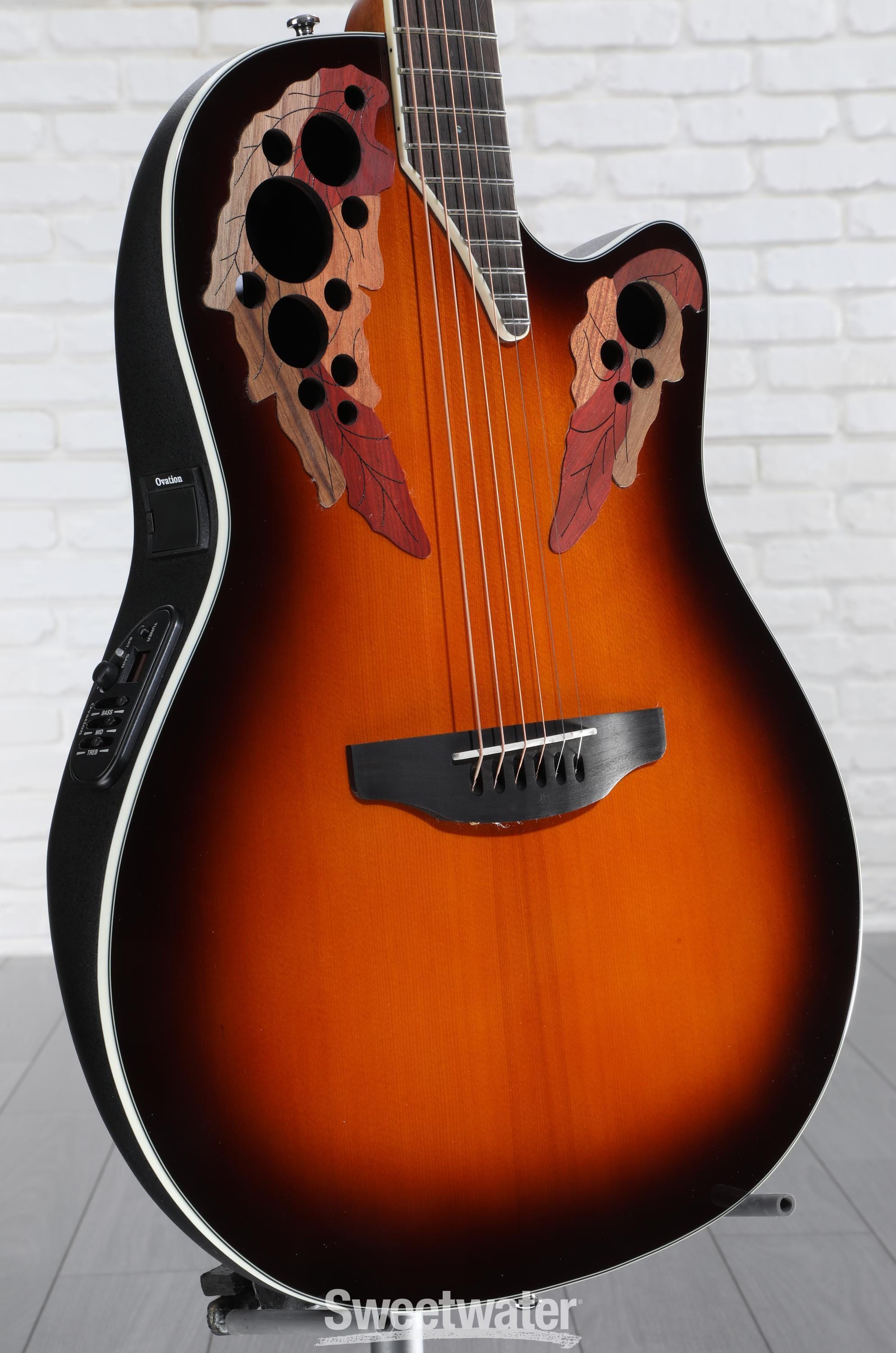 Ovation Elite Celebrity Super Shallow - Sunburst | Sweetwater