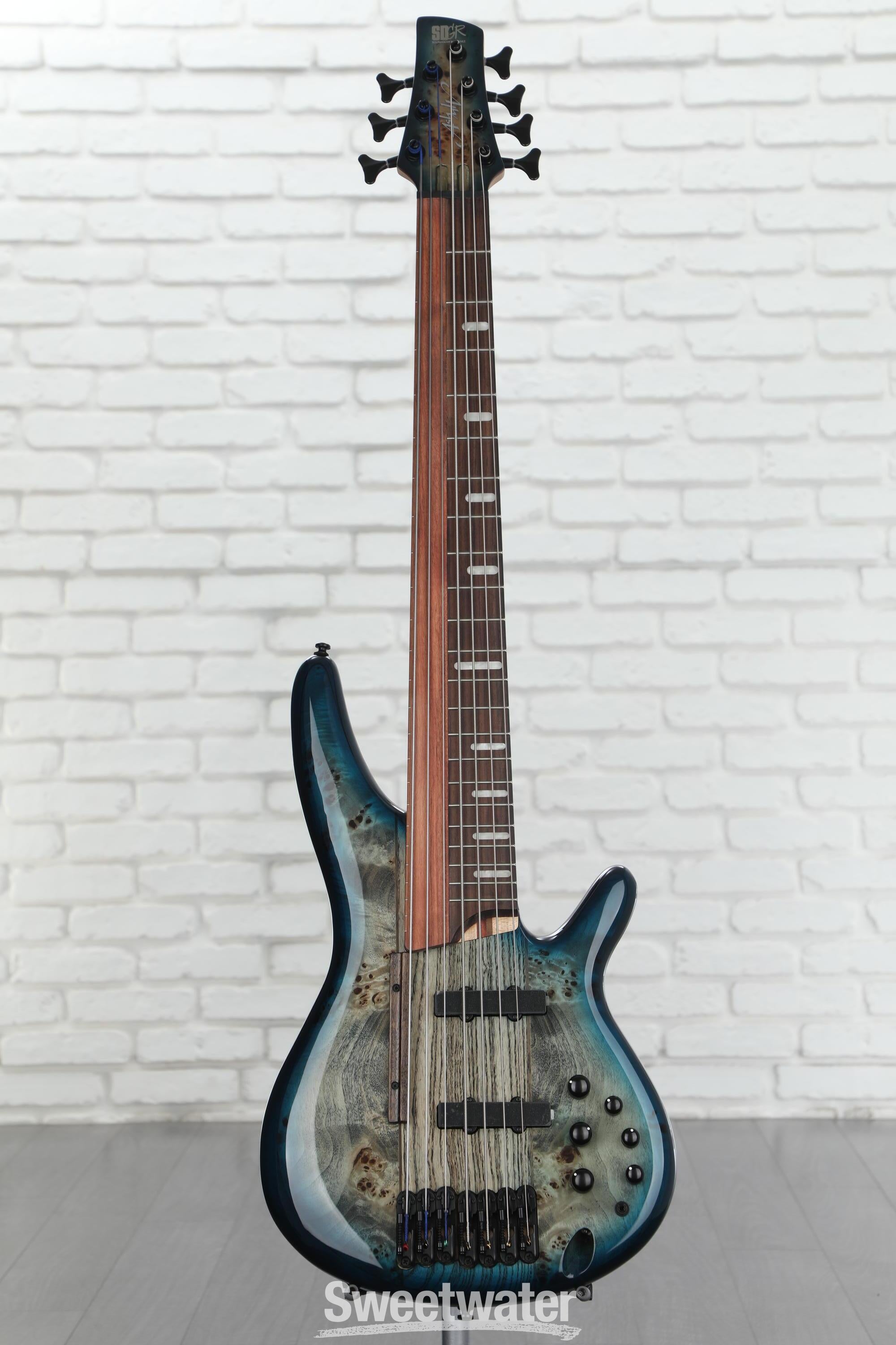 Ibanez Bass Workshop SRAS7 Ashula 7-string Bass Guitar - Cosmic Blue ...