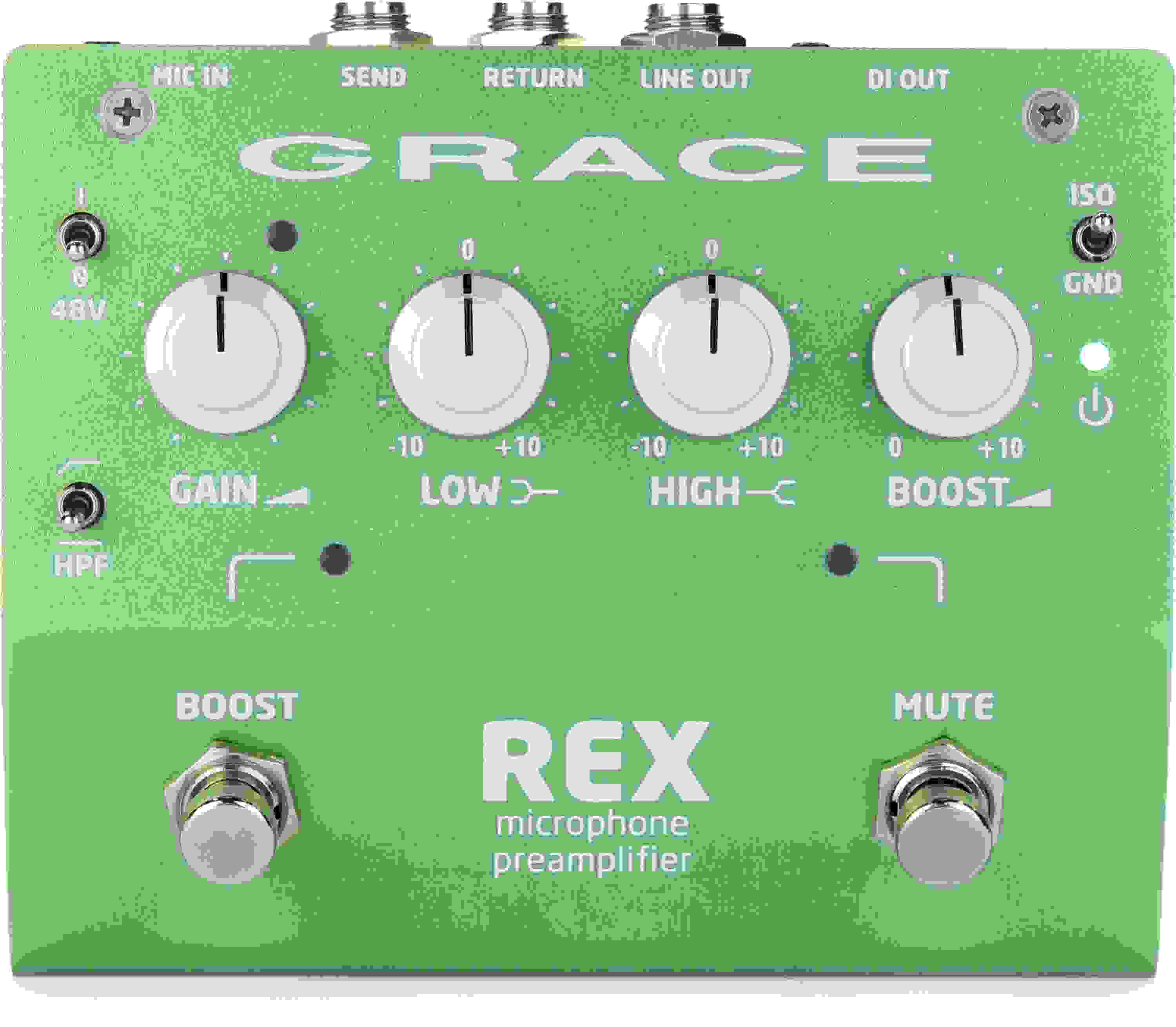 Grace Design REX Microphone Preamp Pedal with Boost | Sweetwater